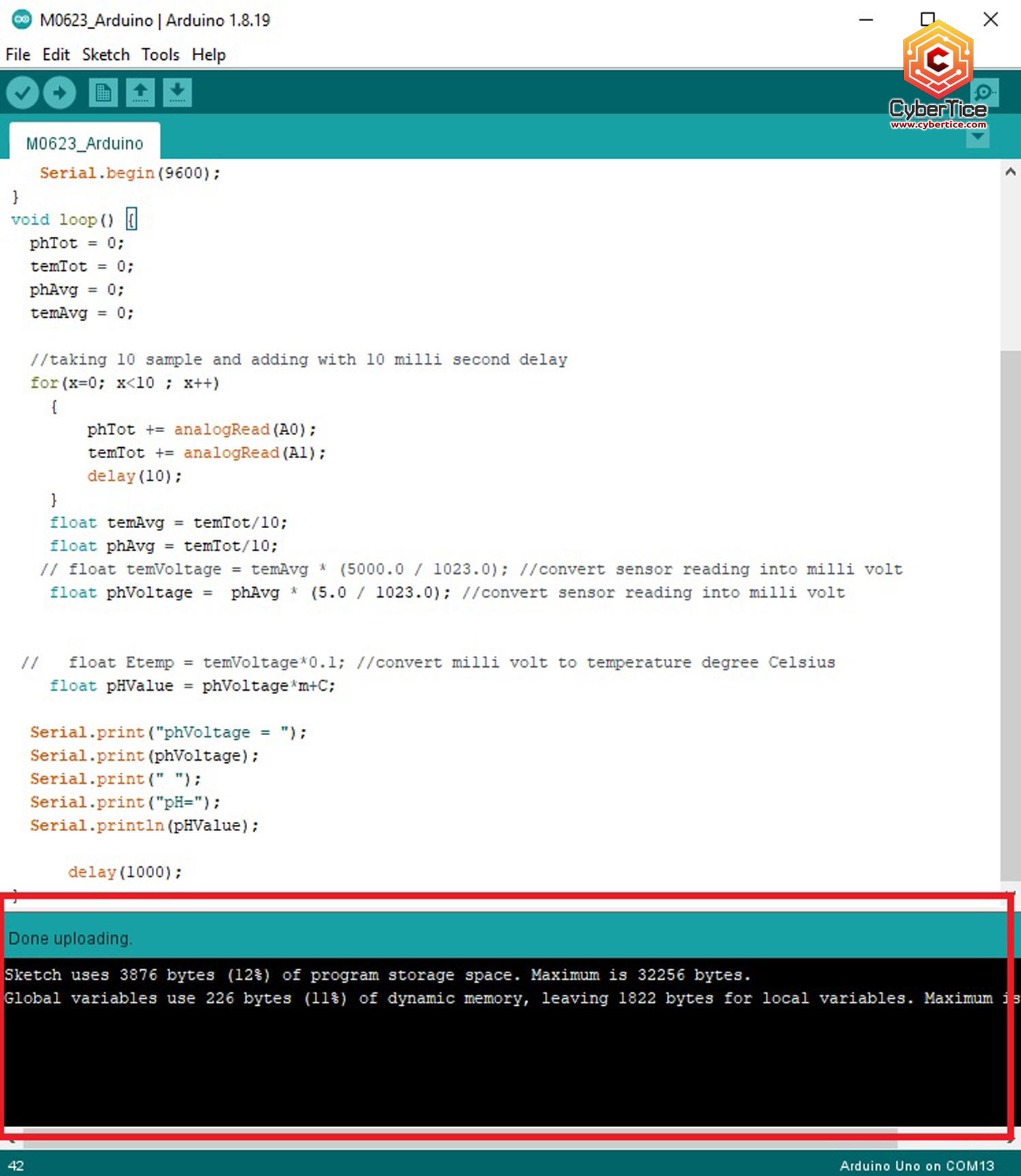 สอนใช้งาน Arduino เซ็นเซอร์วัดค่า Ph ของน้ำ E 201 C Ph Sensor Arduino Analog Ph Meter ขาย