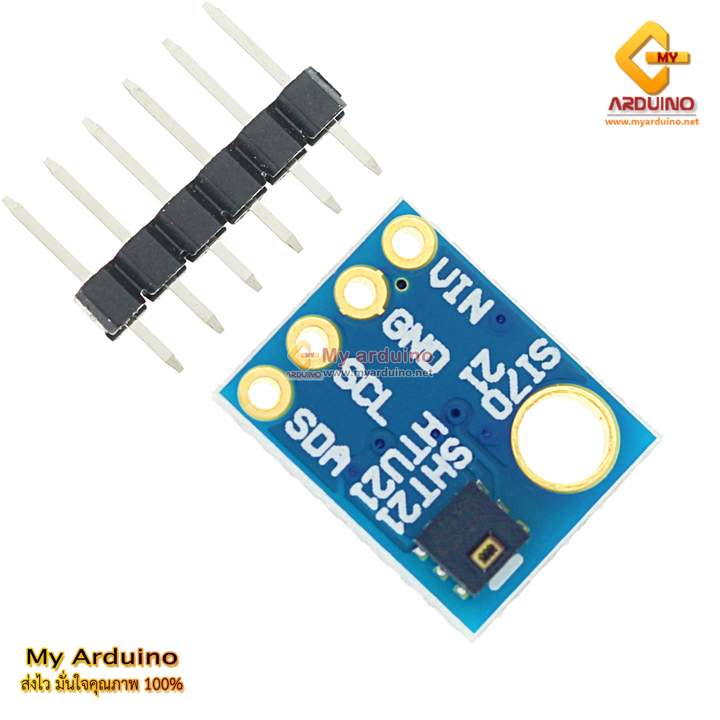 เซ็นเซอร์ความชื้นและอุณหภูมิ SHT21 Digital Humidity and Temperature Sensor For Arduino GY-21 ...