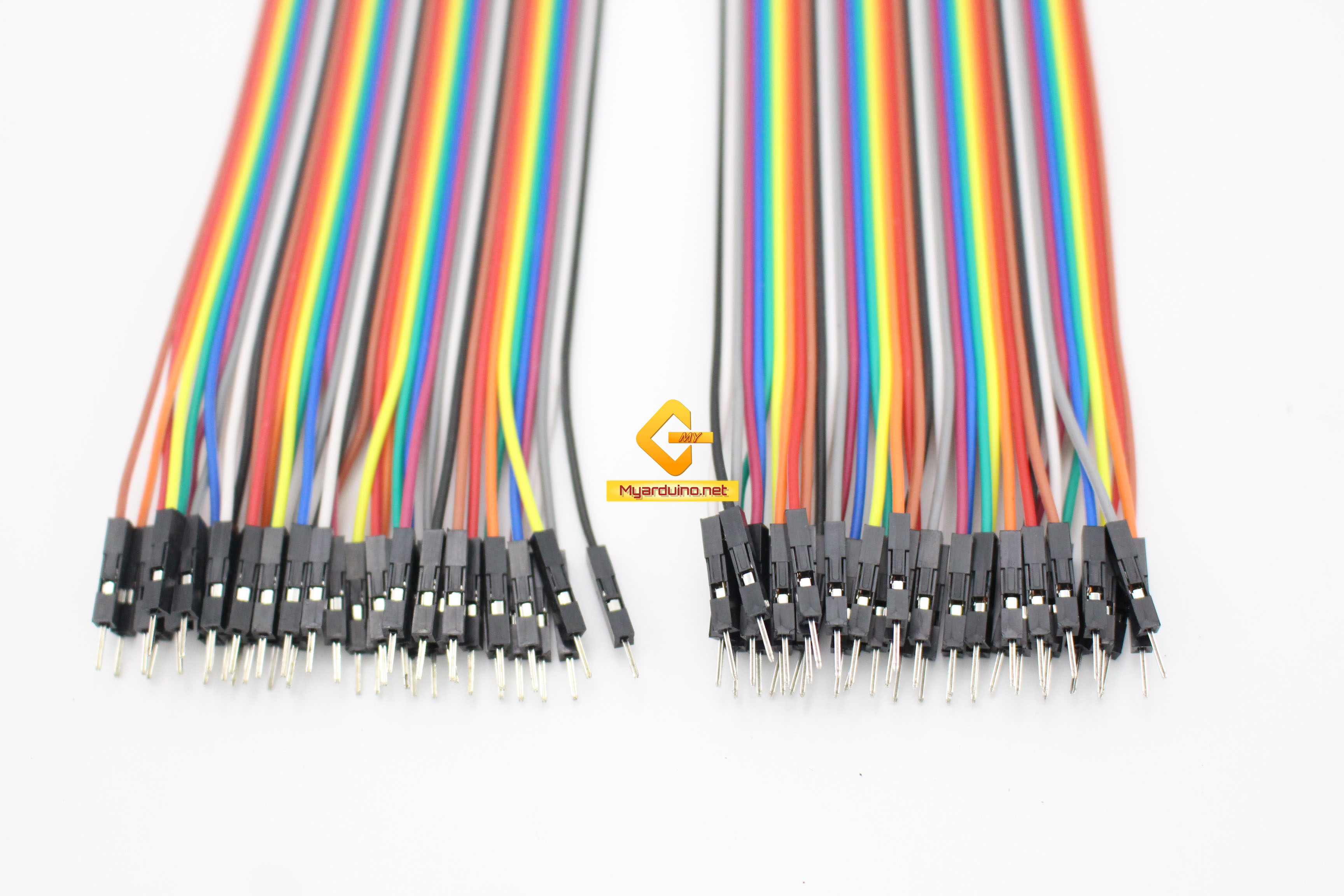 สายจั๊มเปอร์ 20cm ผู้-ผู้ Arduino ESP32 ESP8266 40 เส้น Jumper wire ...