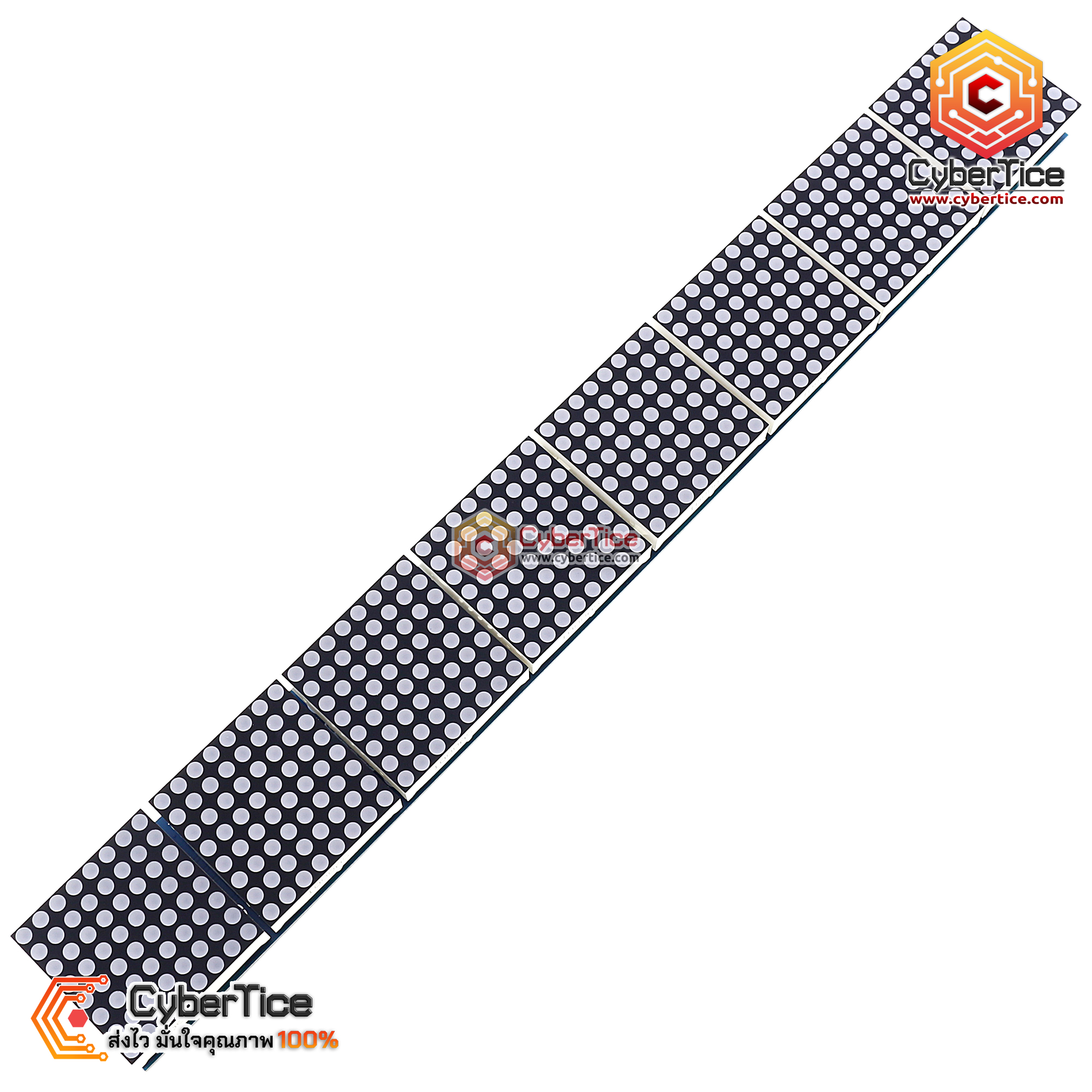 LED Matrix Driver MAX7219 IC Driver Module + LED Dot Matrix 8x8 ขนาด ...