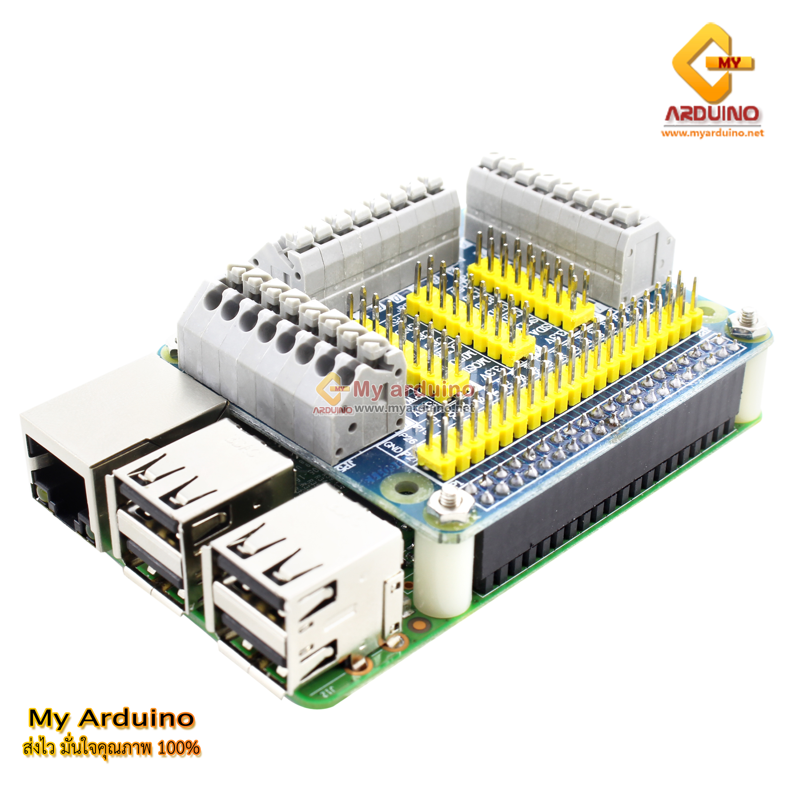 Raspberry Pi 2/3/4 Model B/B+ GPIO Multi-function Expansion Board - ขาย ...