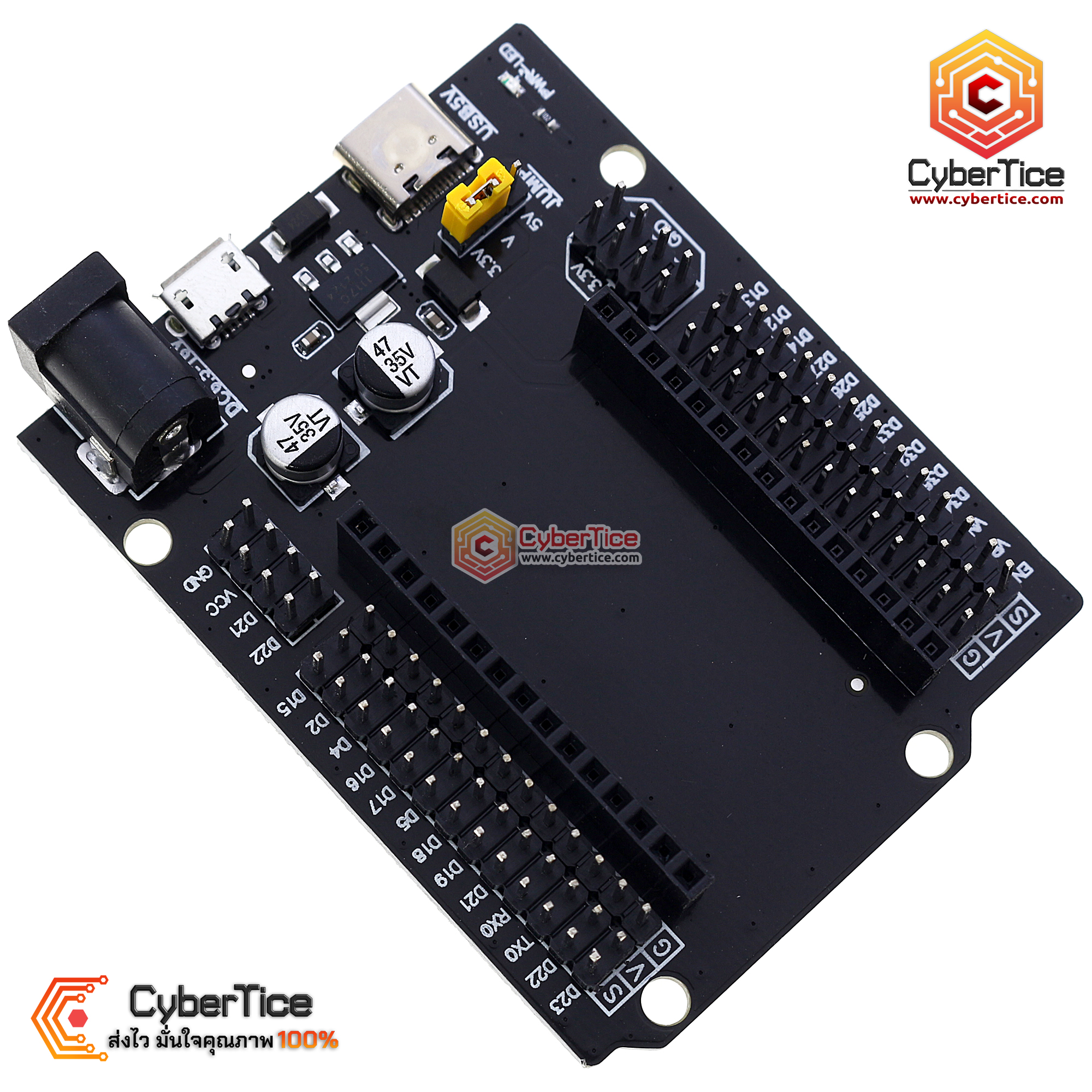 ESP32‑IO บอร์ดขยายขา NodeMCU ESP32 แบบ 30 Pin Development Learning Programming Board - ขาย ...