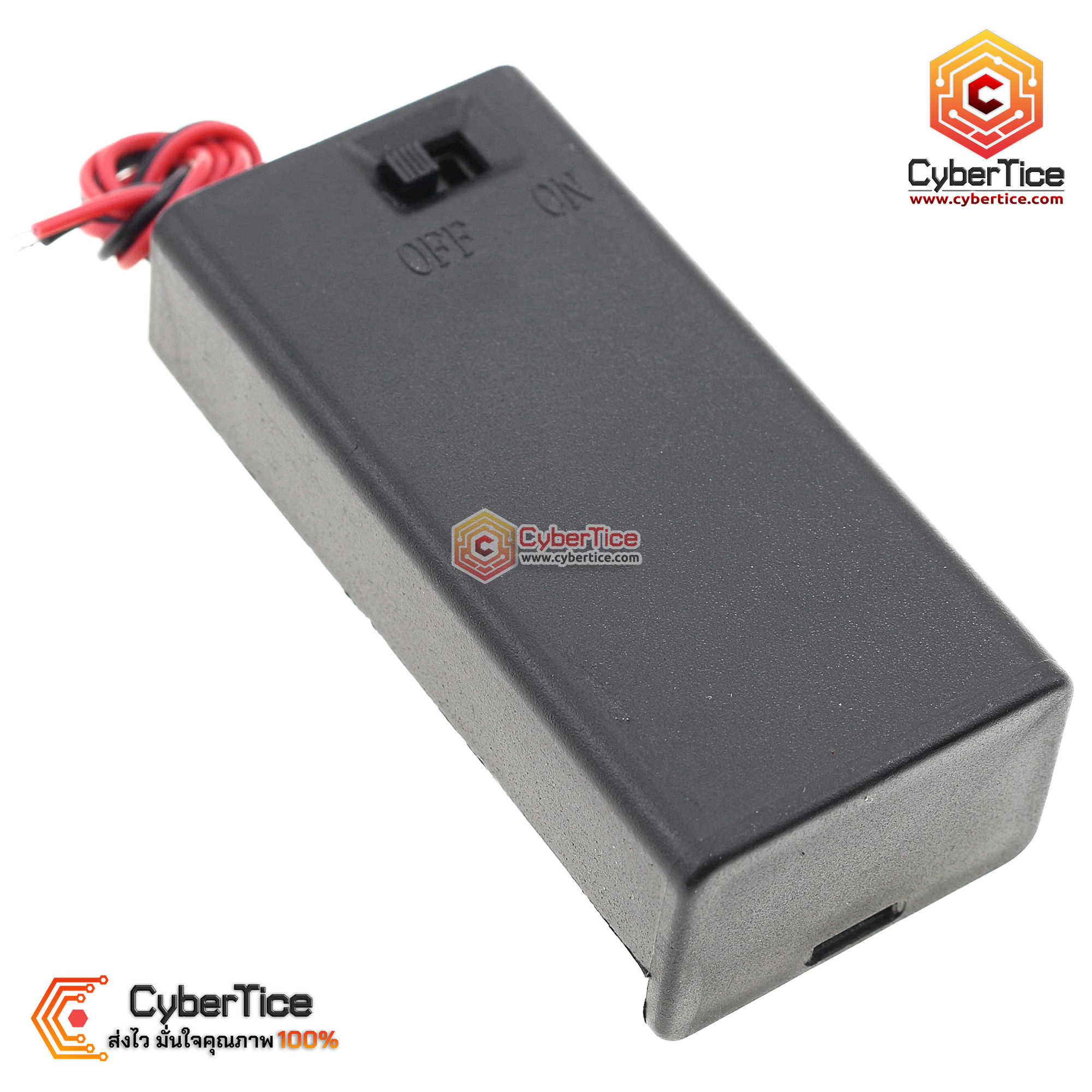 รางถ่าน 9v พร้อมสวิทช์และฝาปิดด้านหลัง ขาย Arduino อุปกรณ์ Arduino คุณภาพดี ราคาถูก ส่งไว ส่งฟรี