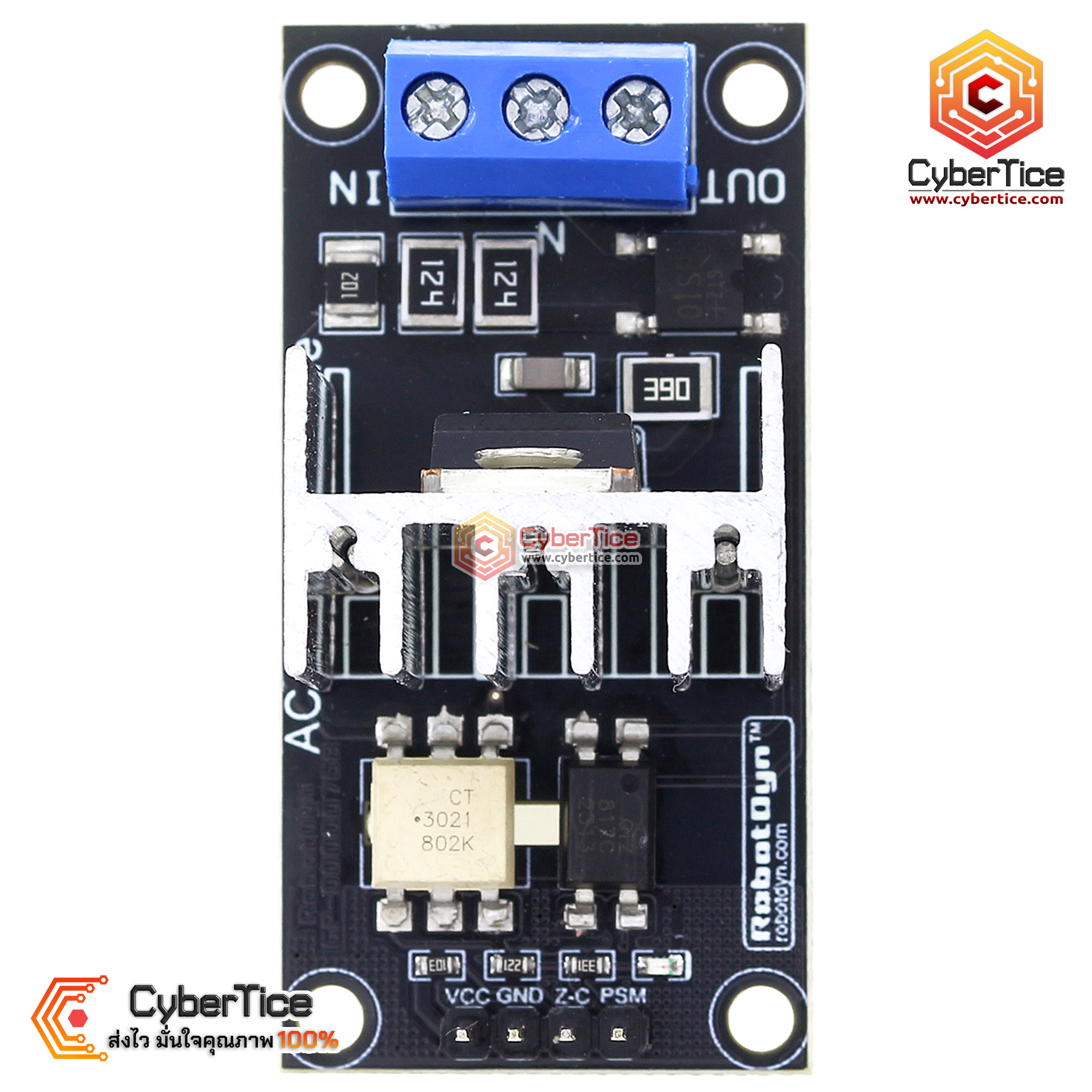 Dimmer Module PWM control 1 Channel โมดูลหรี่ไฟ Arduino 220VAC 10A ...