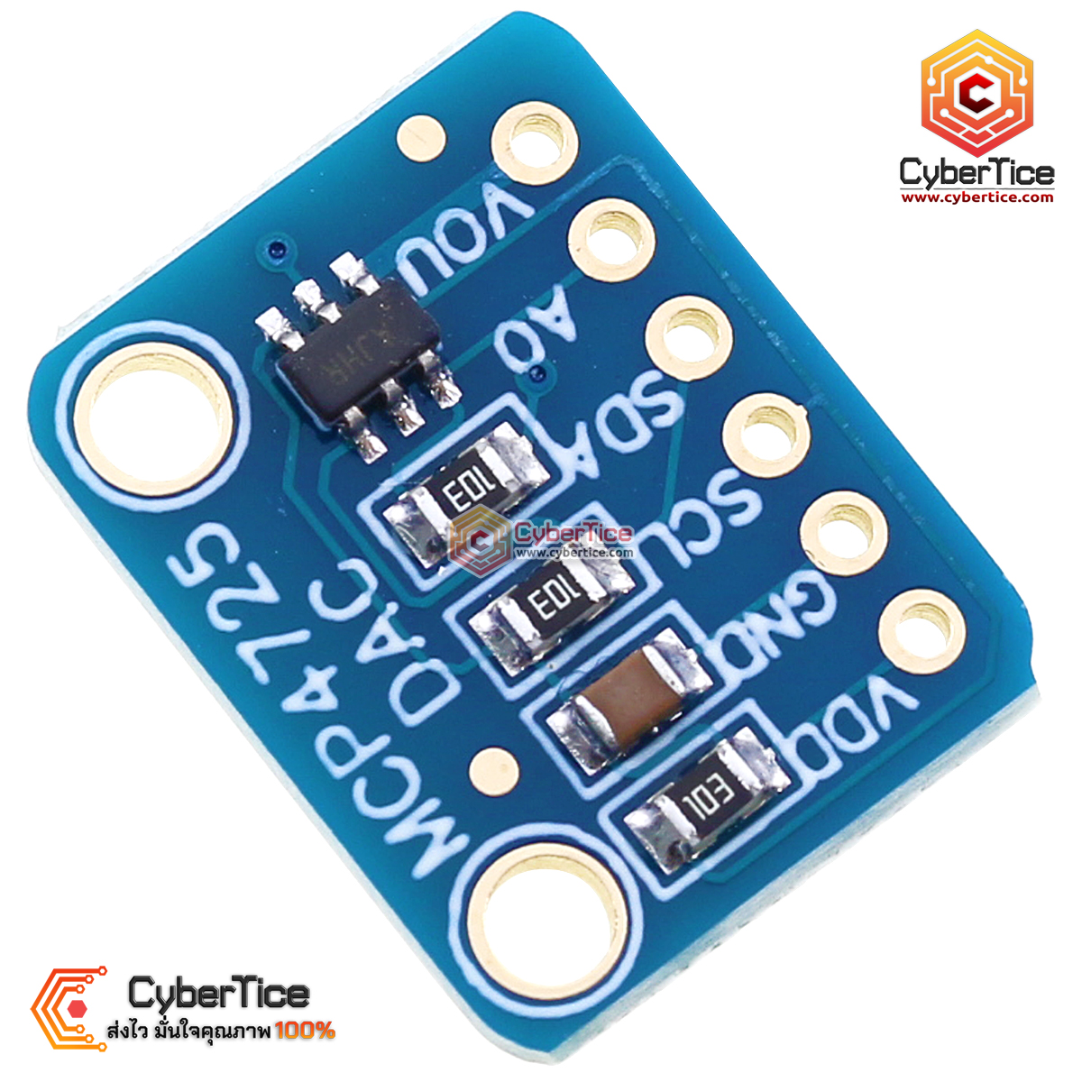 MCP4725 I2C Digital to Analog DAC Breakout Boards V3.0 - ขาย Arduino อุปกรณ์ Arduino คุณภาพดี ...