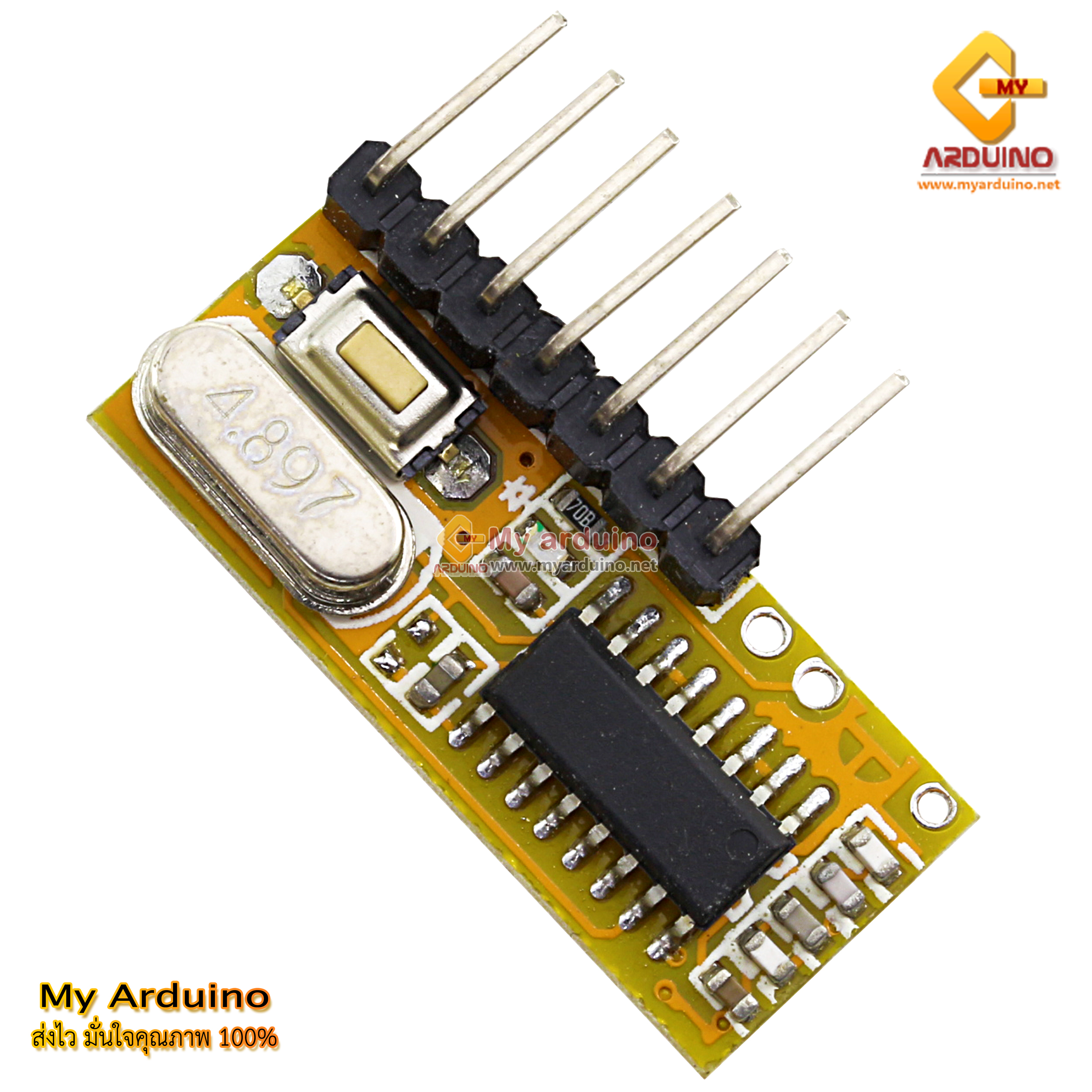 Wireless Receiver โมดูลรับสัญญาณรีโมท RXC6 315Mhz Superheterodyne PT2262 Code - ขาย Arduino ...