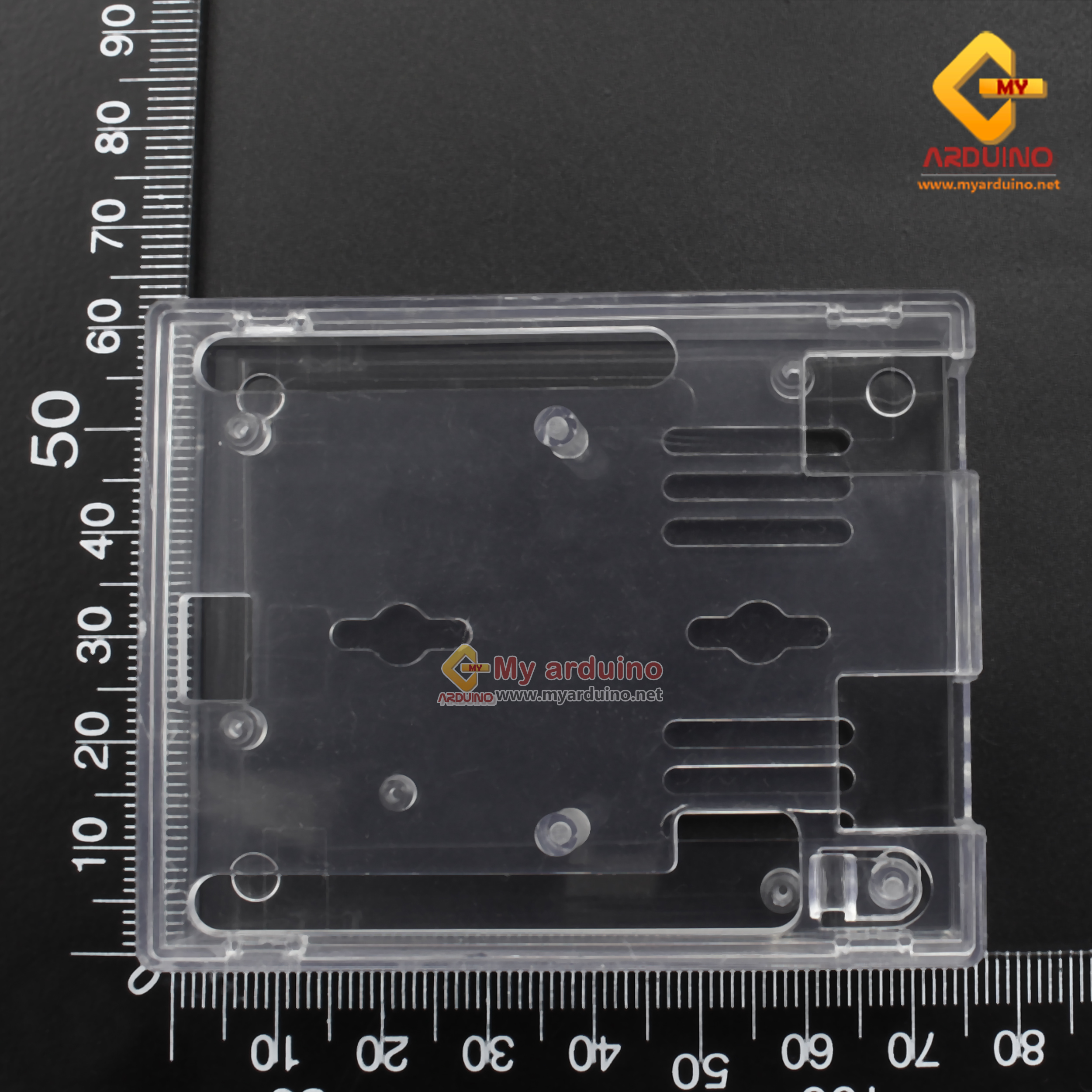 Arduino Uno R3 Acrylic Case Box กล่องพลาสติกแบบใส สำหรับ Arduino Uno Case V2 ขาย Arduino
