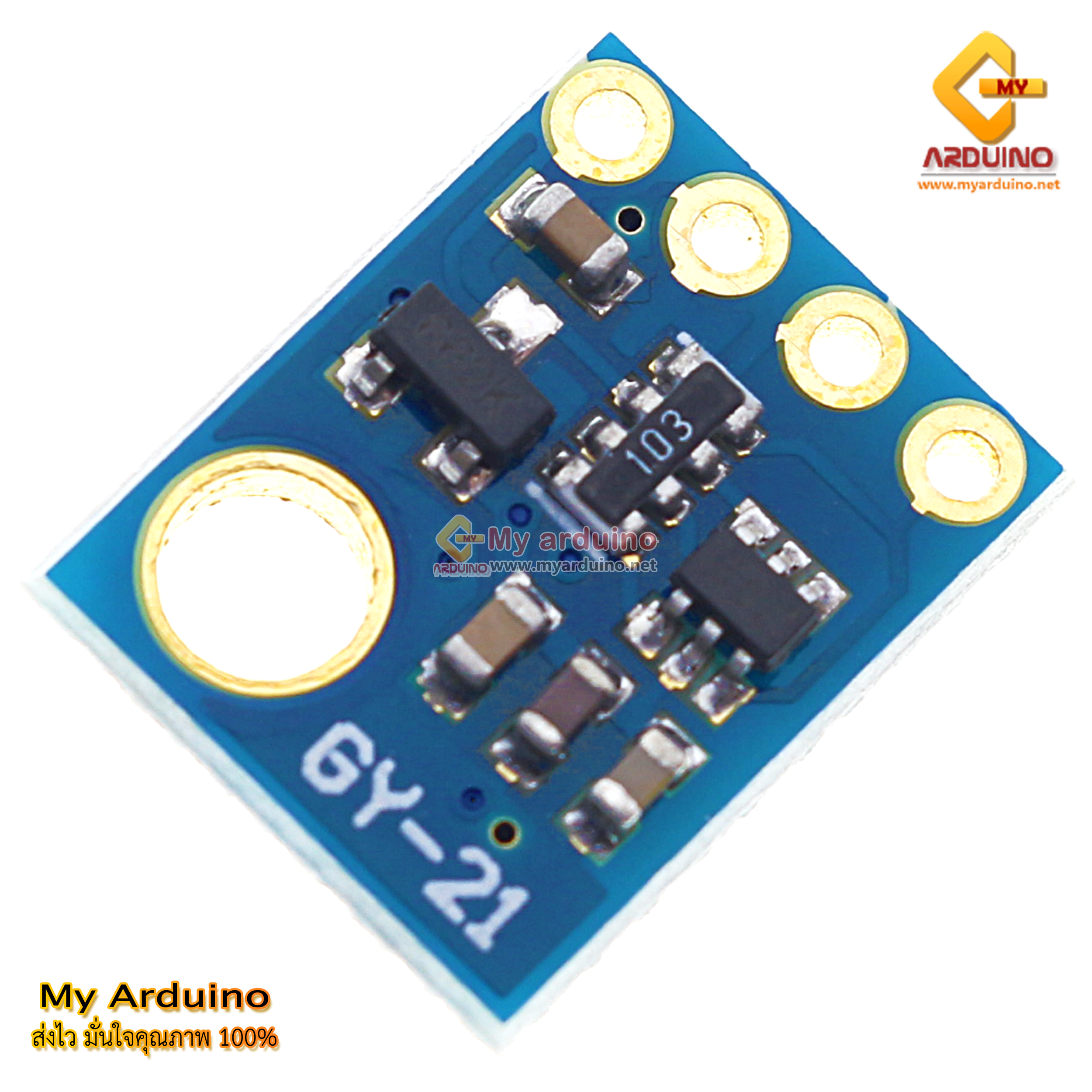 เซ็นเซอร์ความชื้นและอุณหภูมิ SHT21 Digital Humidity and Temperature Sensor For Arduino GY-21 ...