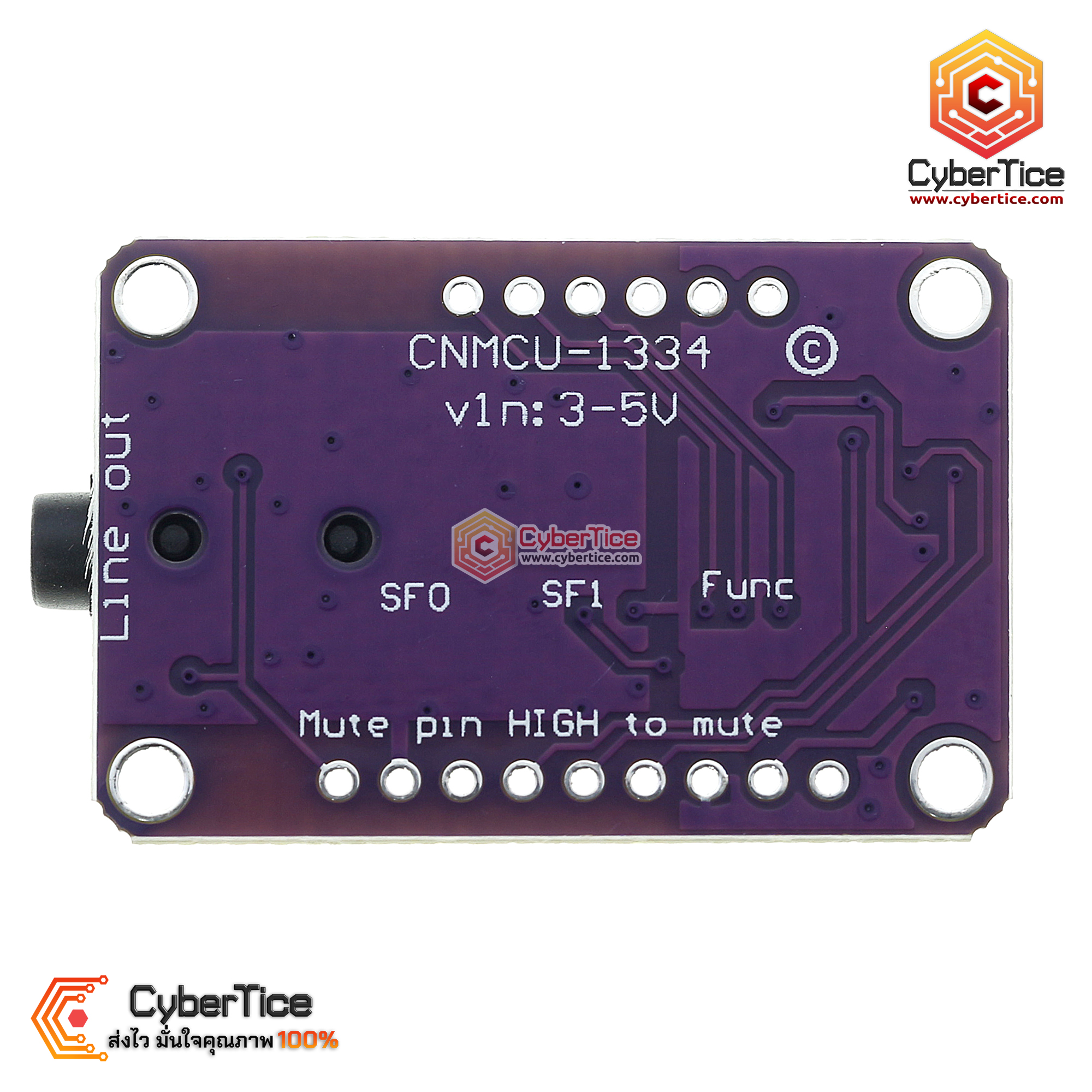 UDA1334A I2S DAC Audio Stereo Decoder Module - ขาย Arduino อุปกรณ์ ...