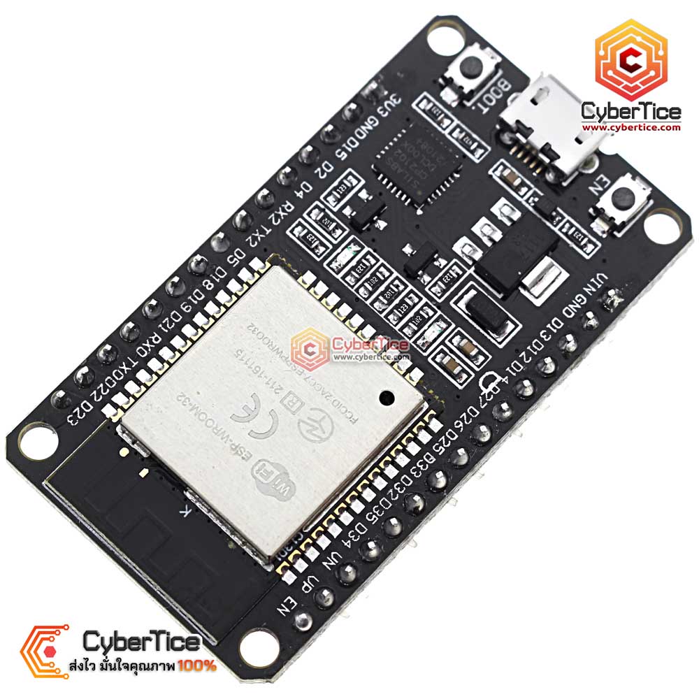ESP32 NodeMCU ESP-WROOM-32 Wi-Fi and Bluetooth Module Dual Core ...