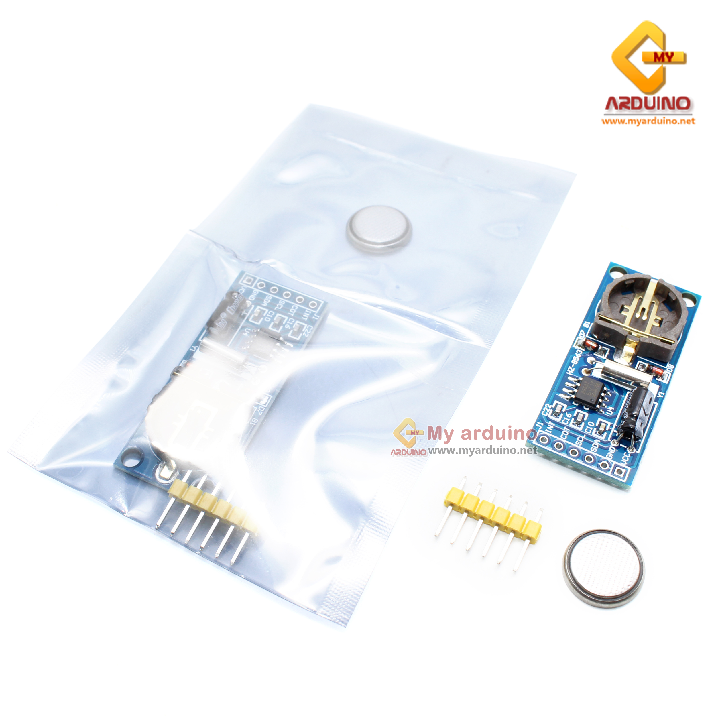 PCF8563 Real Time Clock Module พร้อมถ่าน - ขาย Arduino อุปกรณ์ Arduino ...