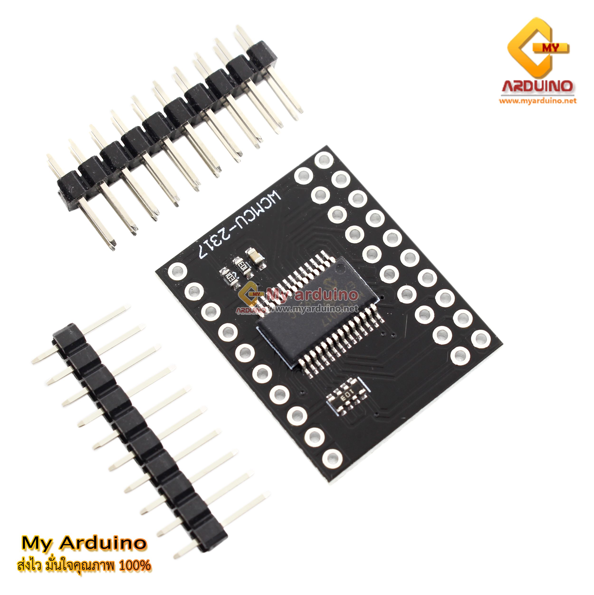 MCP23017 I2C Serial Interface 16-Bit I/O Expander Serial โมดูลขยายขา 16 ...