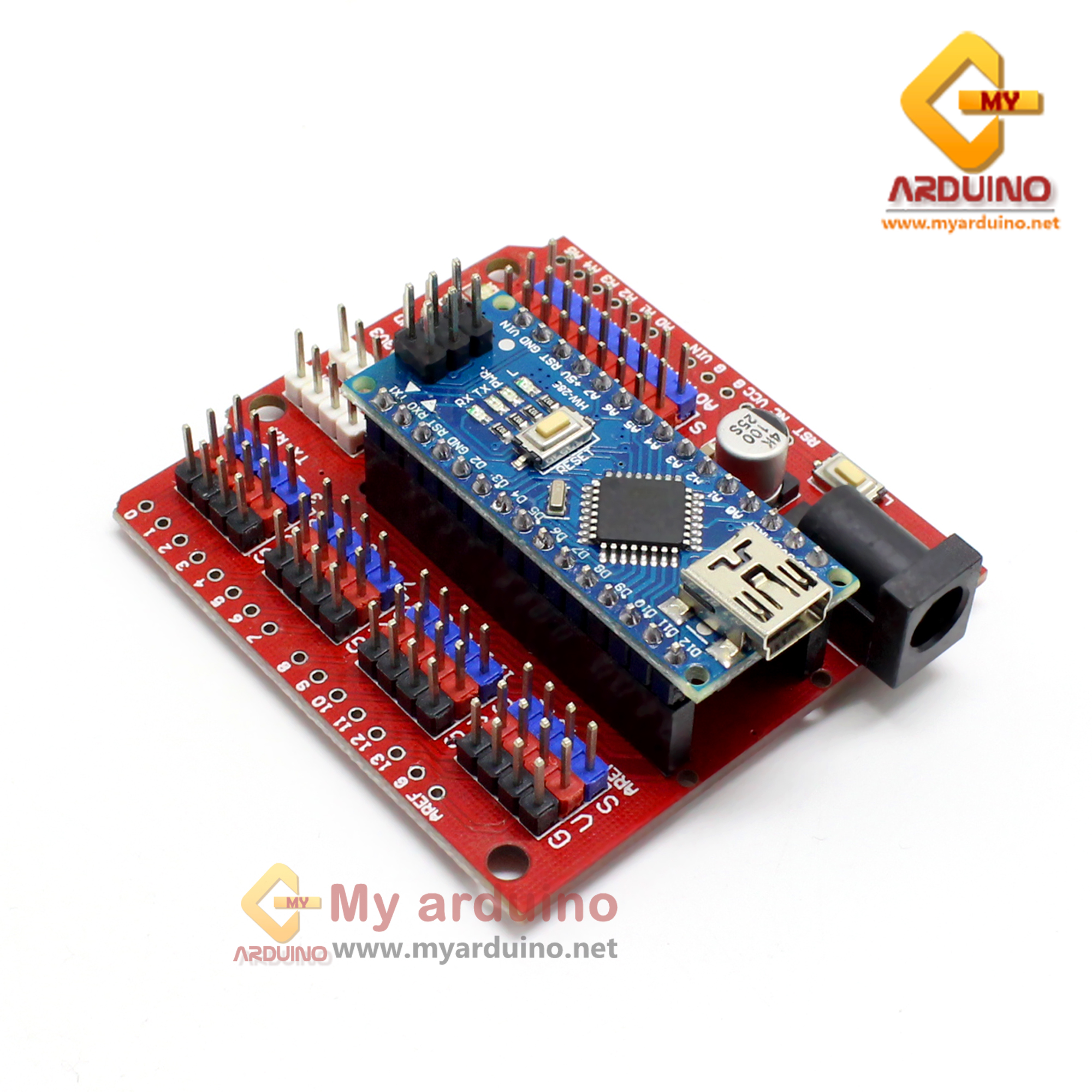Funduino Nano Shield - ขาย Arduino อุปกรณ์ Arduino คุณภาพดี ราคาถูก ส่ง ...