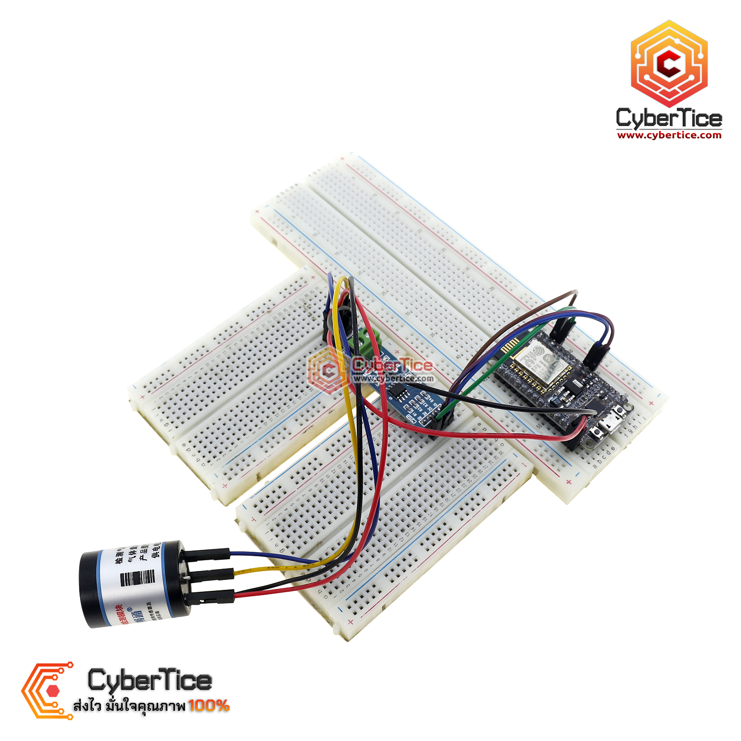 สอนใช้งาน ESP8266 เซ็นเซอร์วัดค่าออกซิเจน Oxygen Gas Module Sensor JXM-O2 0-30% เชื่อมต่อแบบ ...