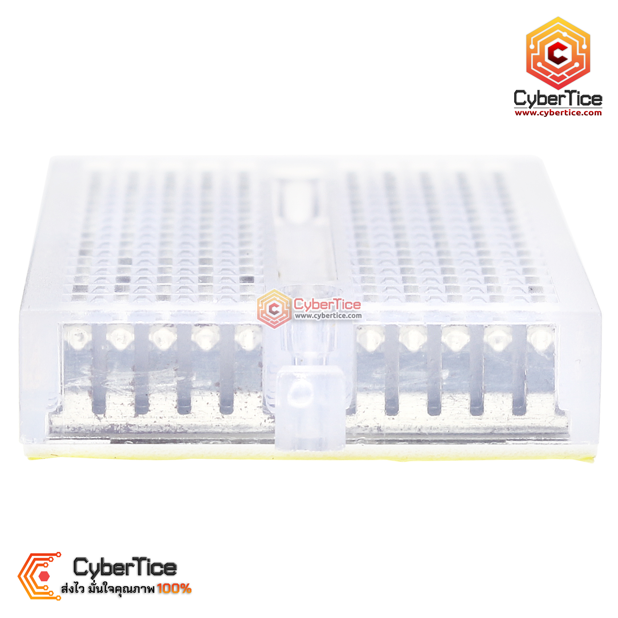 Breadboard บอร์ดทดลอง Arduino โฟโต้บอร์ด Protoboard 170 จุด not holes สามารถต่อพ่วงกันได้ แบบใส ...