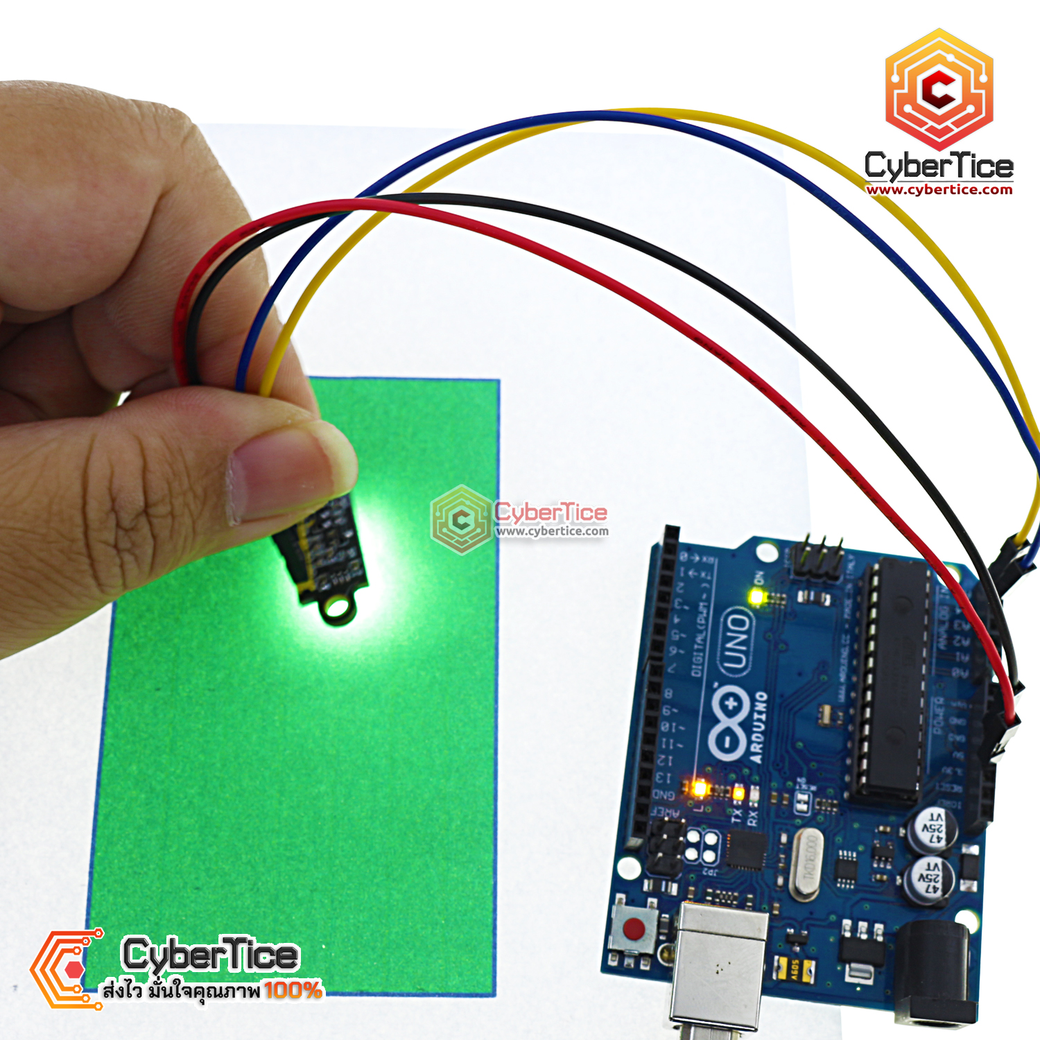 สอนใช้งาน Arduino เซ็นเซอร์ตรวจจับสี TCS34725 Color Sensor Development Board Module V3.0 - ขาย ...