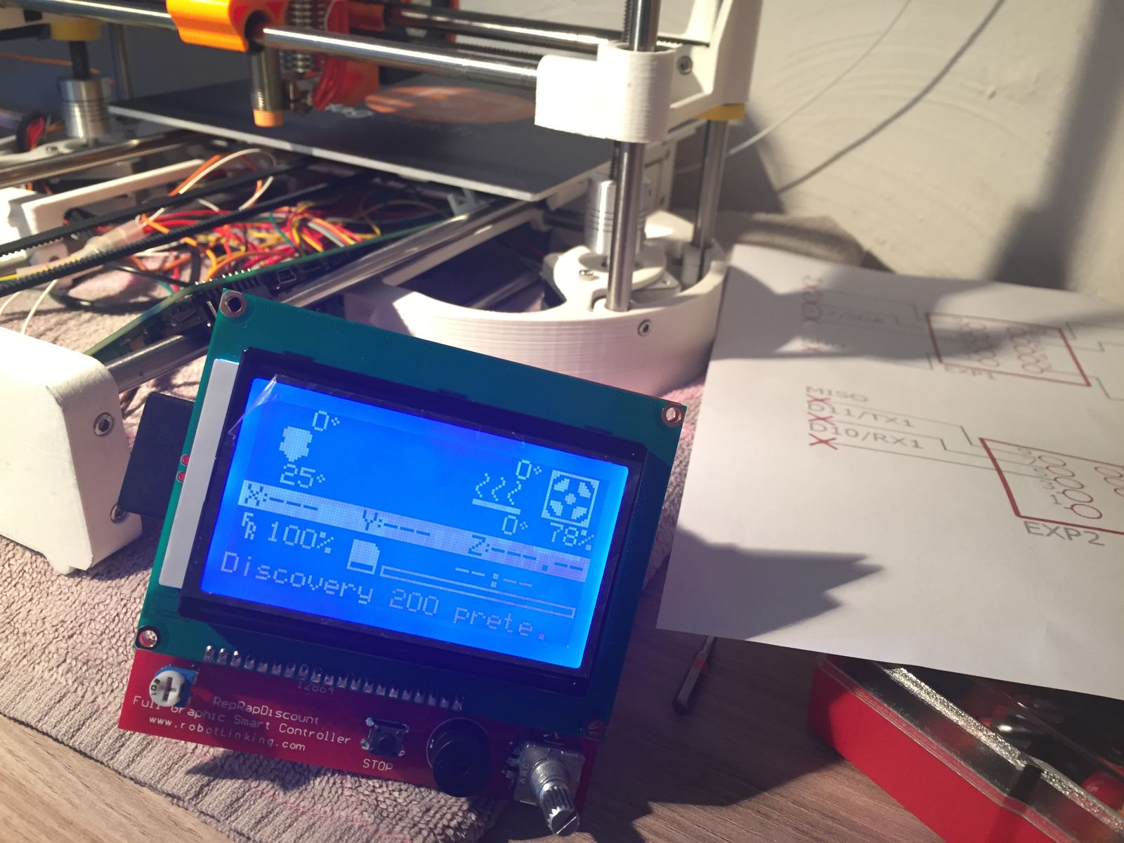 3D Printer Smart Controller RAMPS 1.4 with LCD 12864 Control Panel - ขาย Arduino อุปกรณ์ Arduino ...