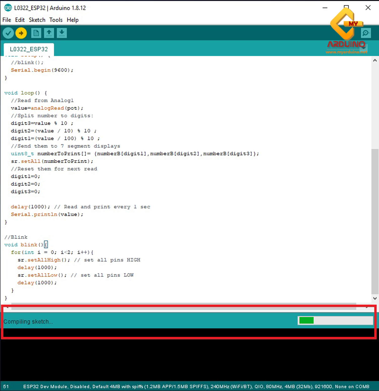 สอนใช้งาน Esp32 โมดูลแสดงผลตัวเลข 74hc595 3หลัก ขาย Arduino อุปกรณ์ Arduino คุณภาพดี ราคาถูก