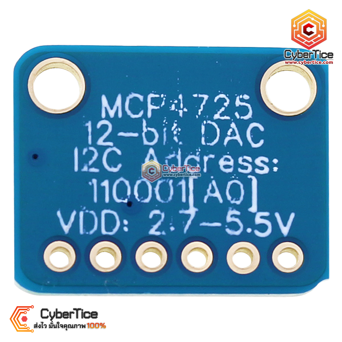 MCP4725 I2C Digital to Analog DAC Breakout Boards V3.0 - ขาย Arduino ...