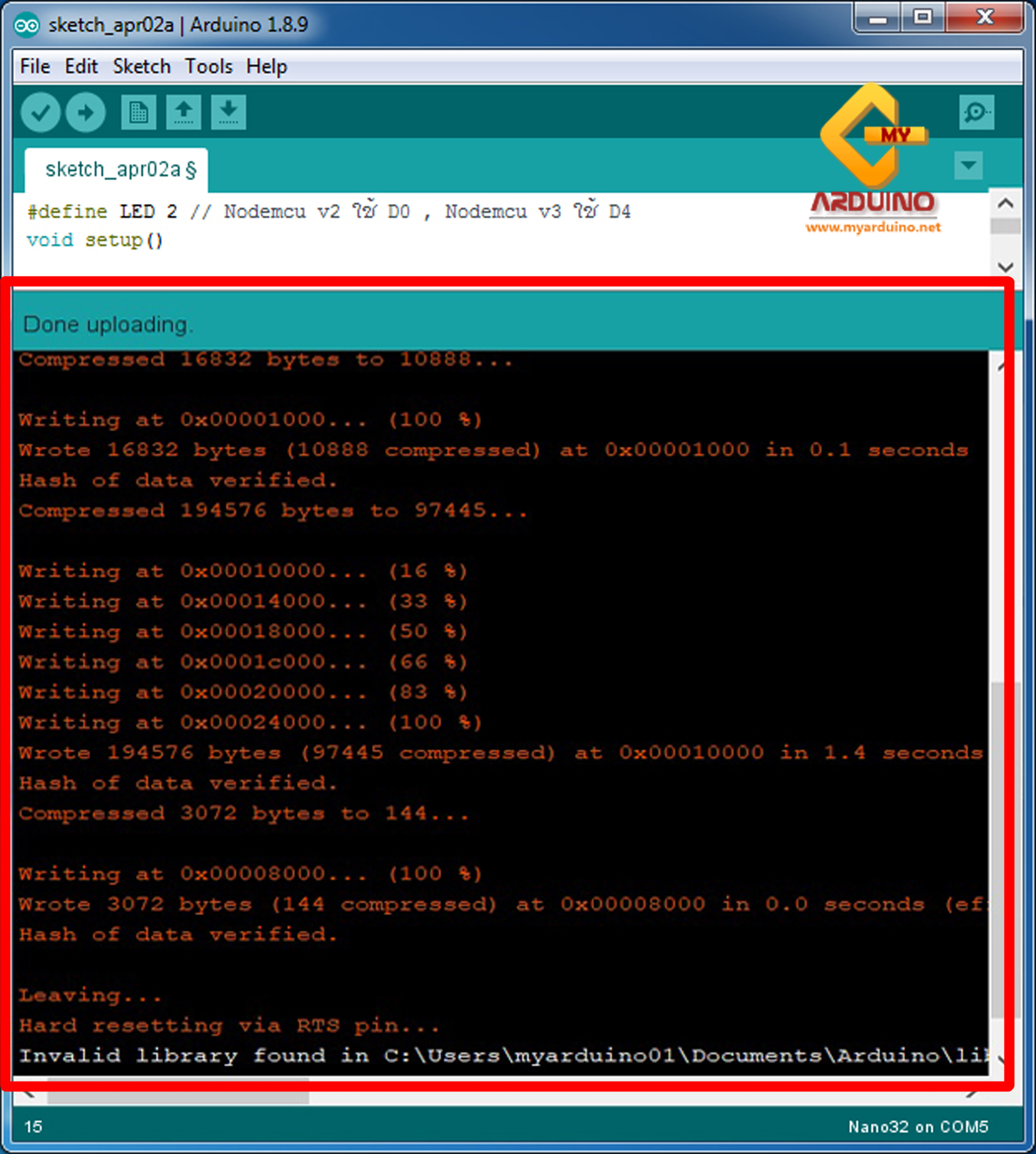 สอนใช้งาน Esp32 เริ่มต้นใช้งาน ติดตั้งโปรแกรมเบื้องต้น Esp32 ขาย Arduino อุปกรณ์ Arduino