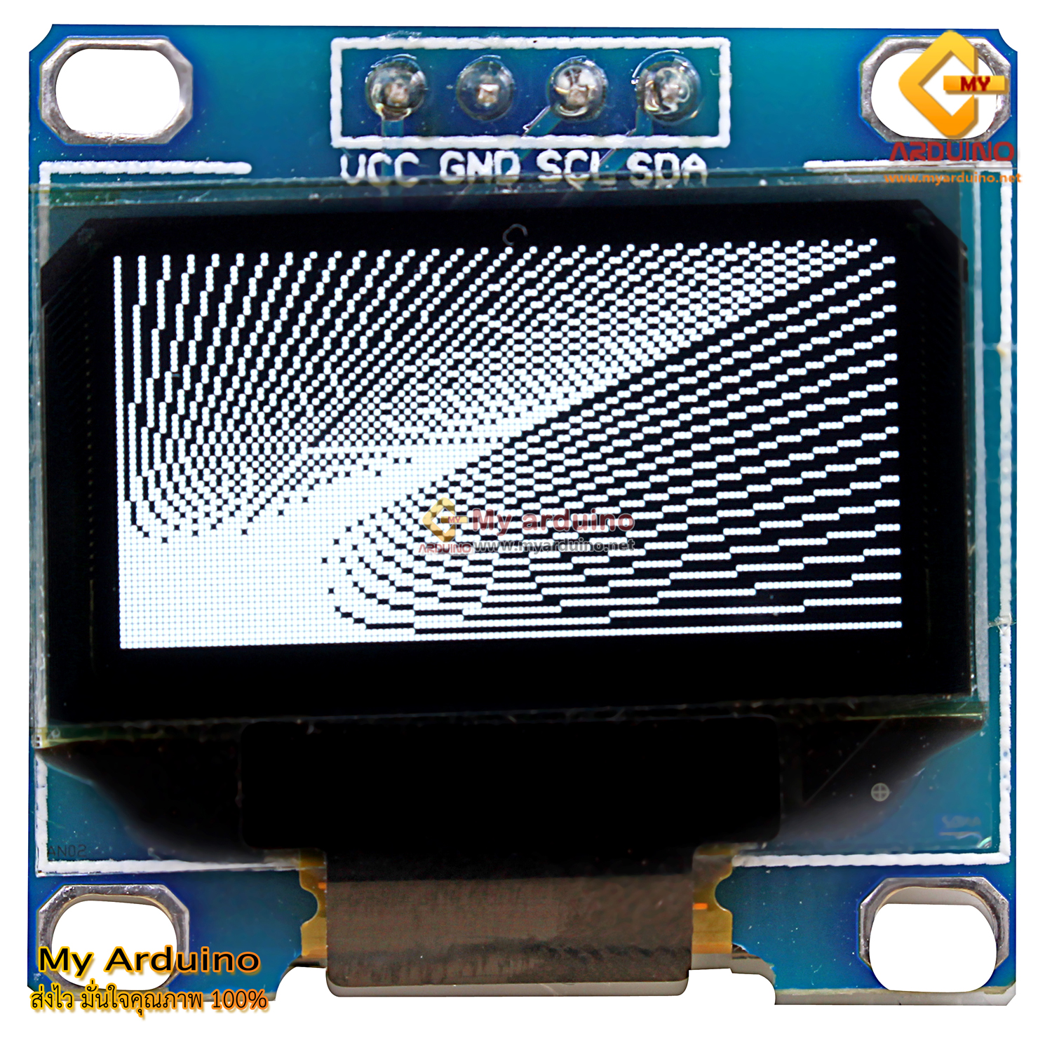 สอนใช้งาน Arduino จอแสดงผล Oled 128x64 แบบ I2c สีขาว ขาย Arduino อุปกรณ์ Arduino คุณภาพดี ราคา