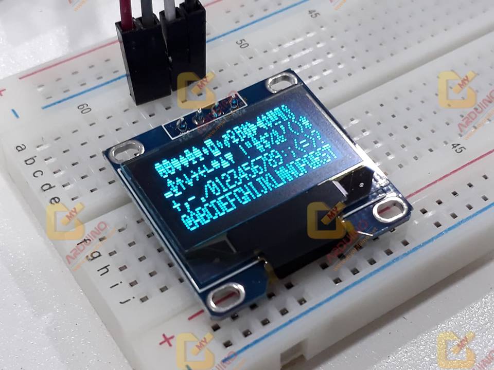 จอแสดงผล OLED 128x64 V2.0 แบบ I2C ขนาด 0.96นิ้ว สีน้ำเงิน SSD1315 - ขาย Arduino อุปกรณ์ Arduino ...