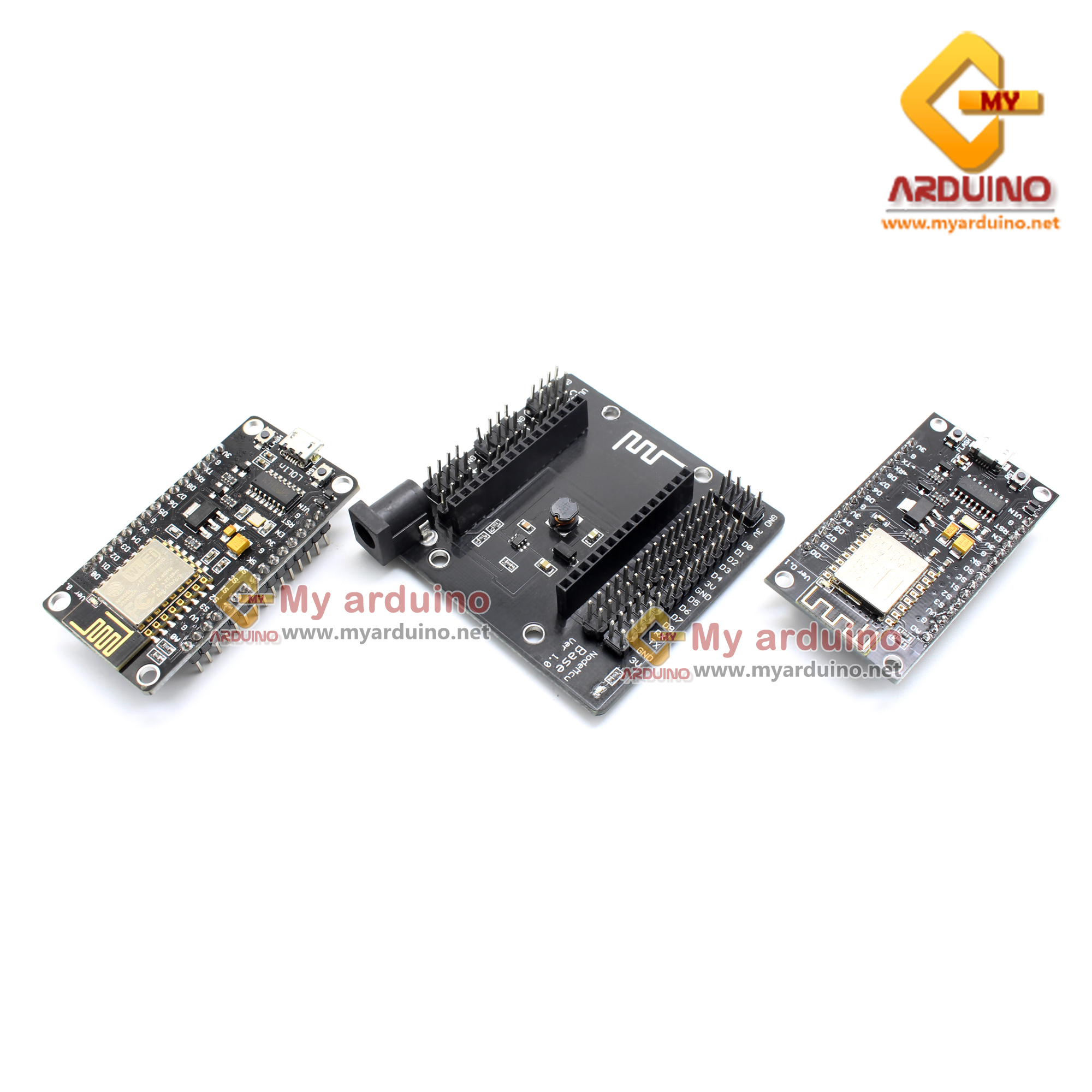 Nodemcu Base Ver 10 For Esp8266 Nodemcu Uart Wifi Iot บอร์ด ขยายขา