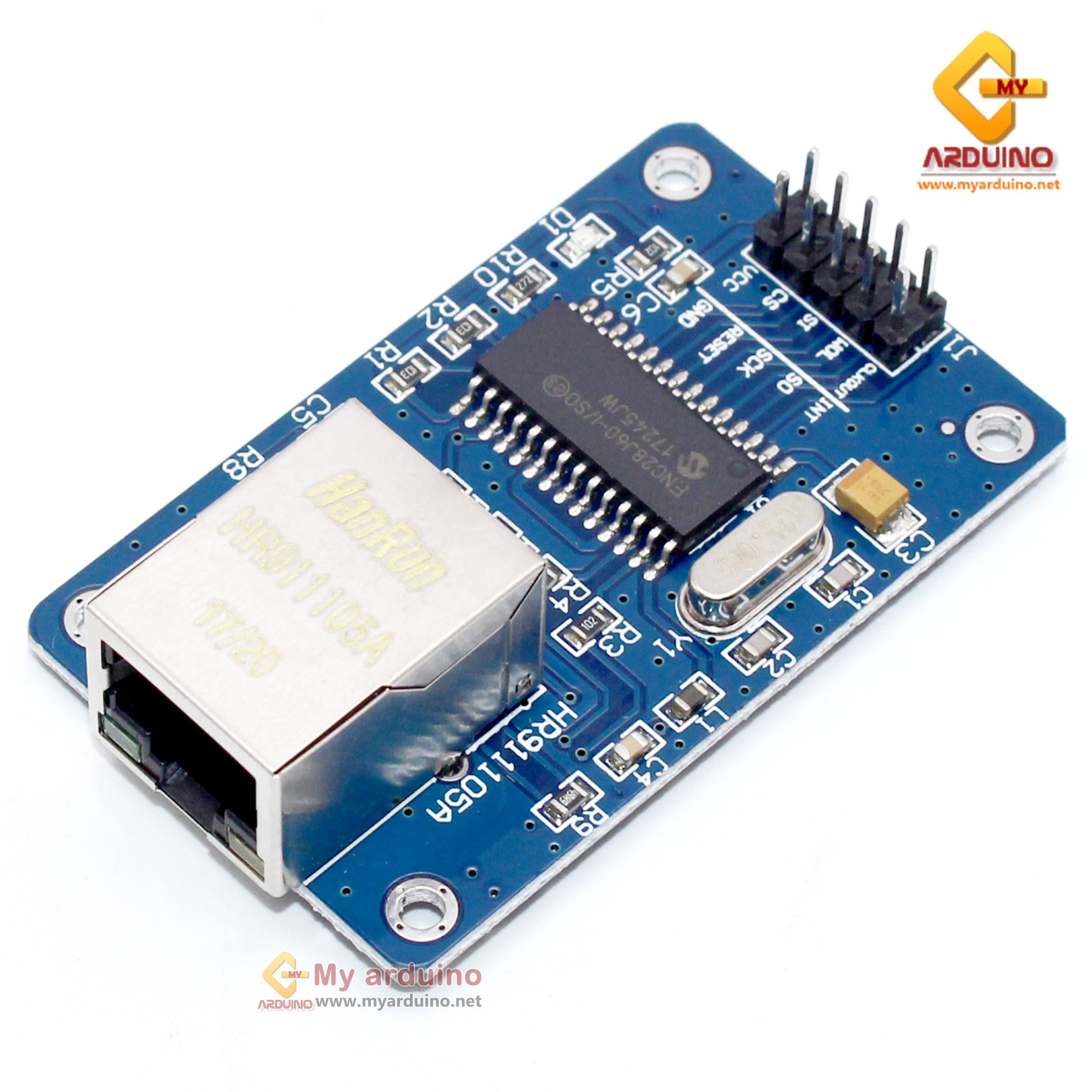 Enc28j60 Spi Interface Ethernet Network Module 51 Avr Arm Pic Code ขาย Arduino อุปกรณ์