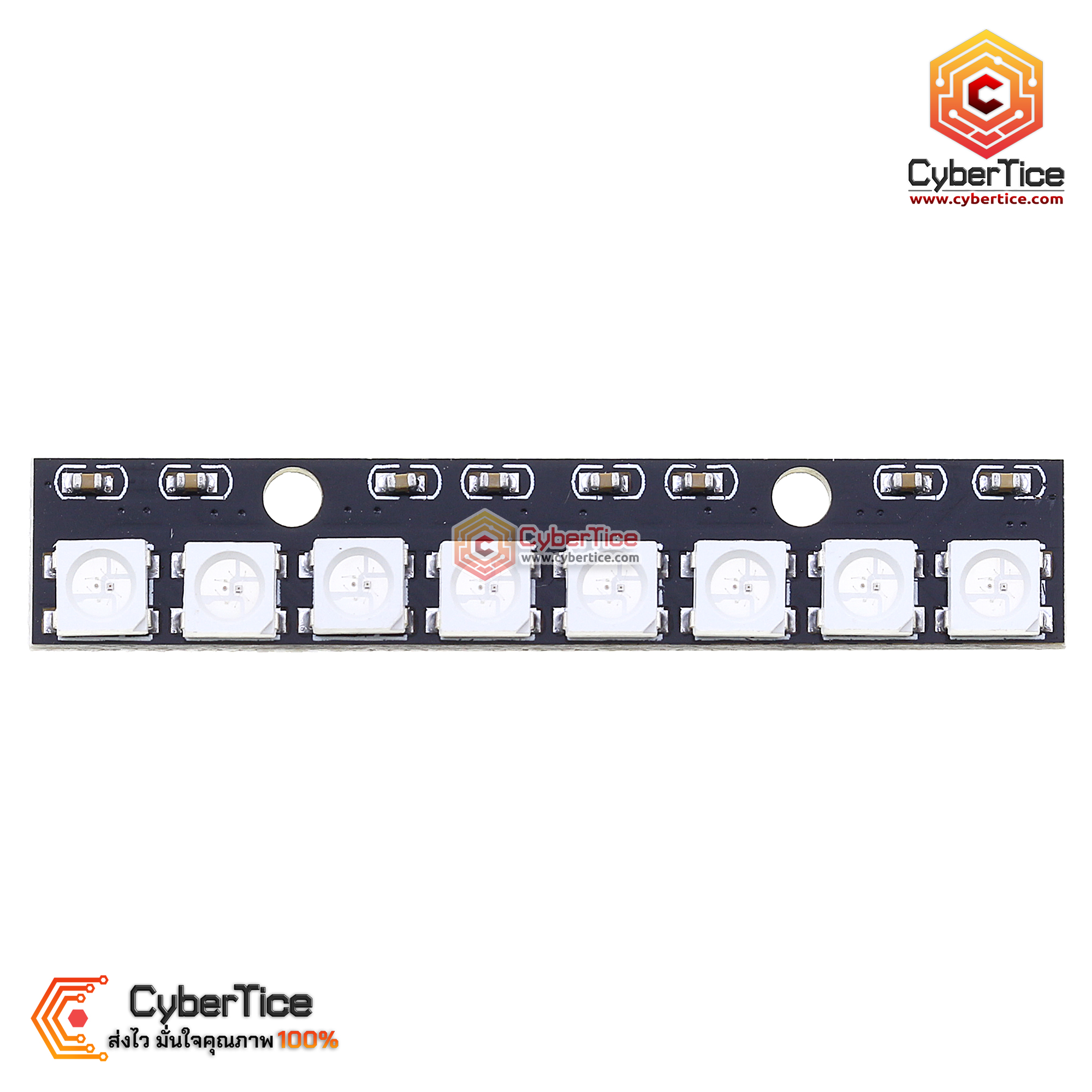 NeoPixel Bar 8 ดวง WS2812 5050 RGB LED - ขาย Arduino อุปกรณ์ Arduino คุณภาพดี ราคาถูก ส่งไว ส่งฟรี