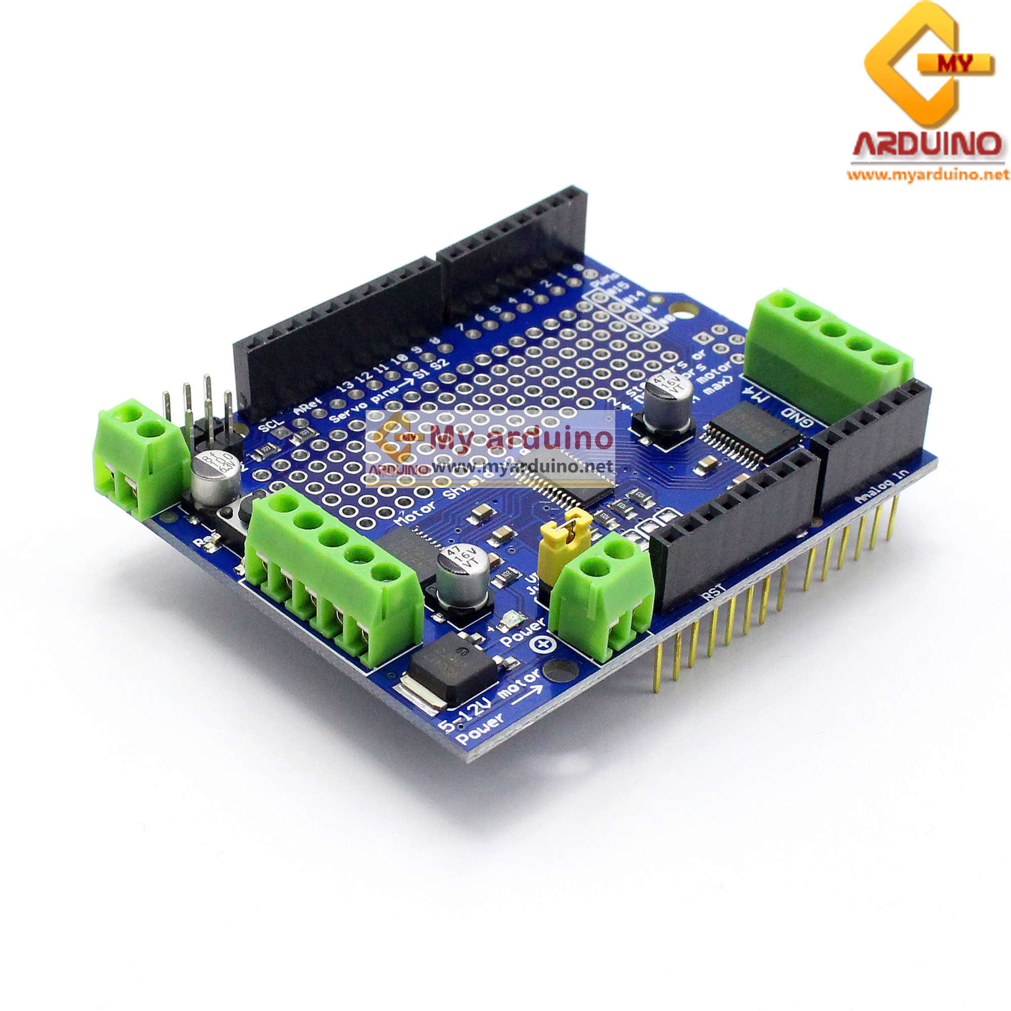 Stepper / Servo / Motor Driver Shield I2C Interface V2 - ขาย Arduino ...