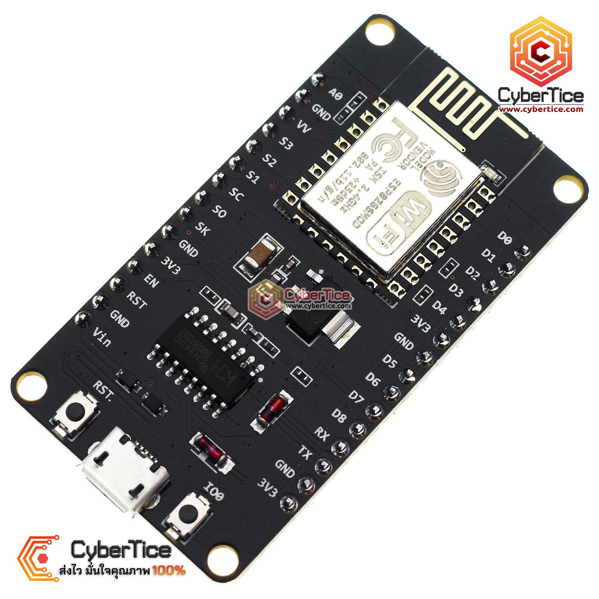 Nodemcu Esp8266 V3 Ch340 Lua Wifi Esp8266 12e ขาย Arduino อุปกรณ์