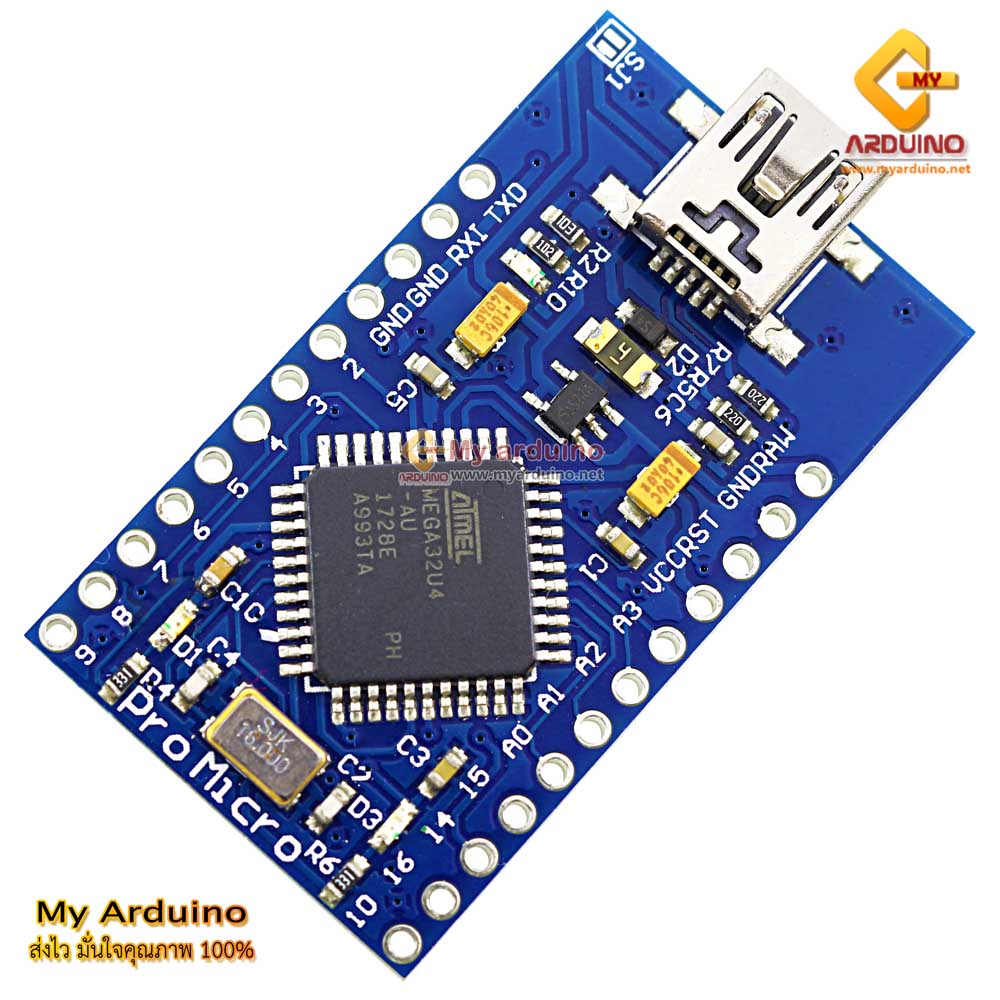 Arduino Leonardo Pro Micro 5V 16MHz Mini USB ATmega32U4 Development ...