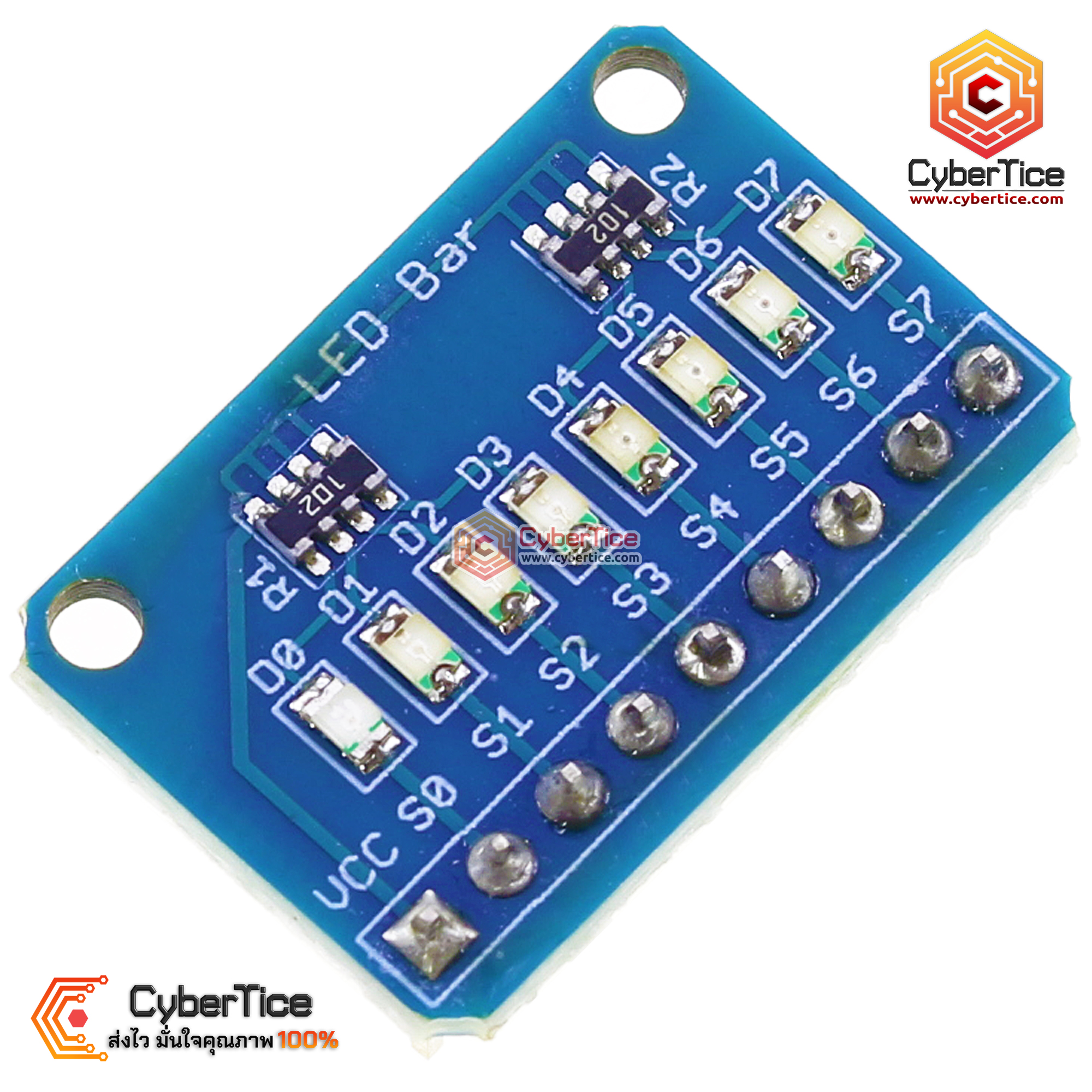 8 LED 8 Bar Marquee LED Display Module 4 สี - ขาย Arduino อุปกรณ์ ...