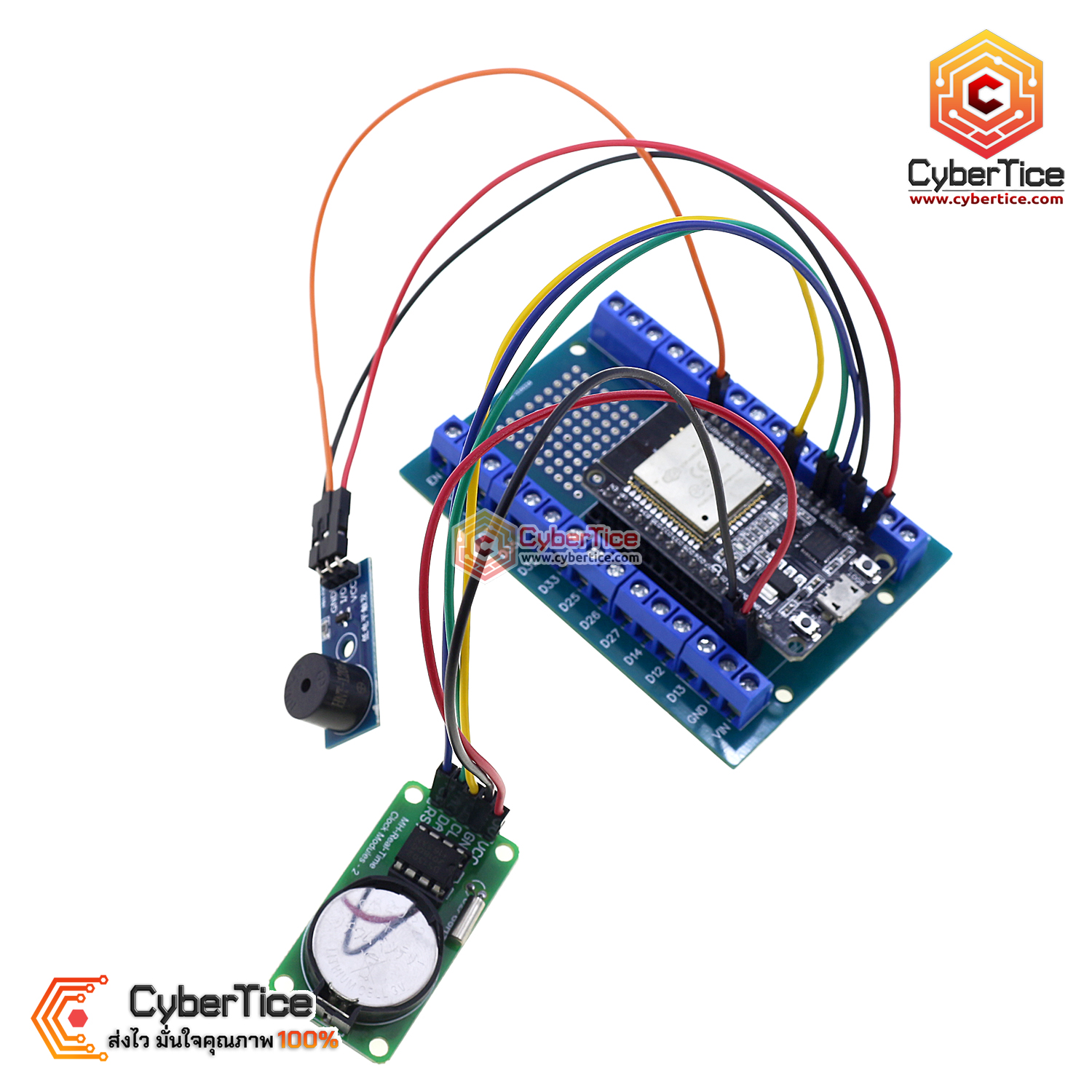 สอนใช้งาน ESP32 DS1302 Module โมดูลนาฬิกา อ่านค่าเวลา ตั้งเวลา ควบคุม ...