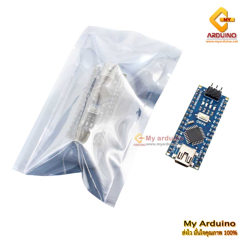 Arduino Nano 3.0 Mini USB รุ่นใหม่ชิฟ CH340G แบบบัดกรีขา ไม่มีสาย Mini USB - ขาย Arduino อุปกรณ์ ...
