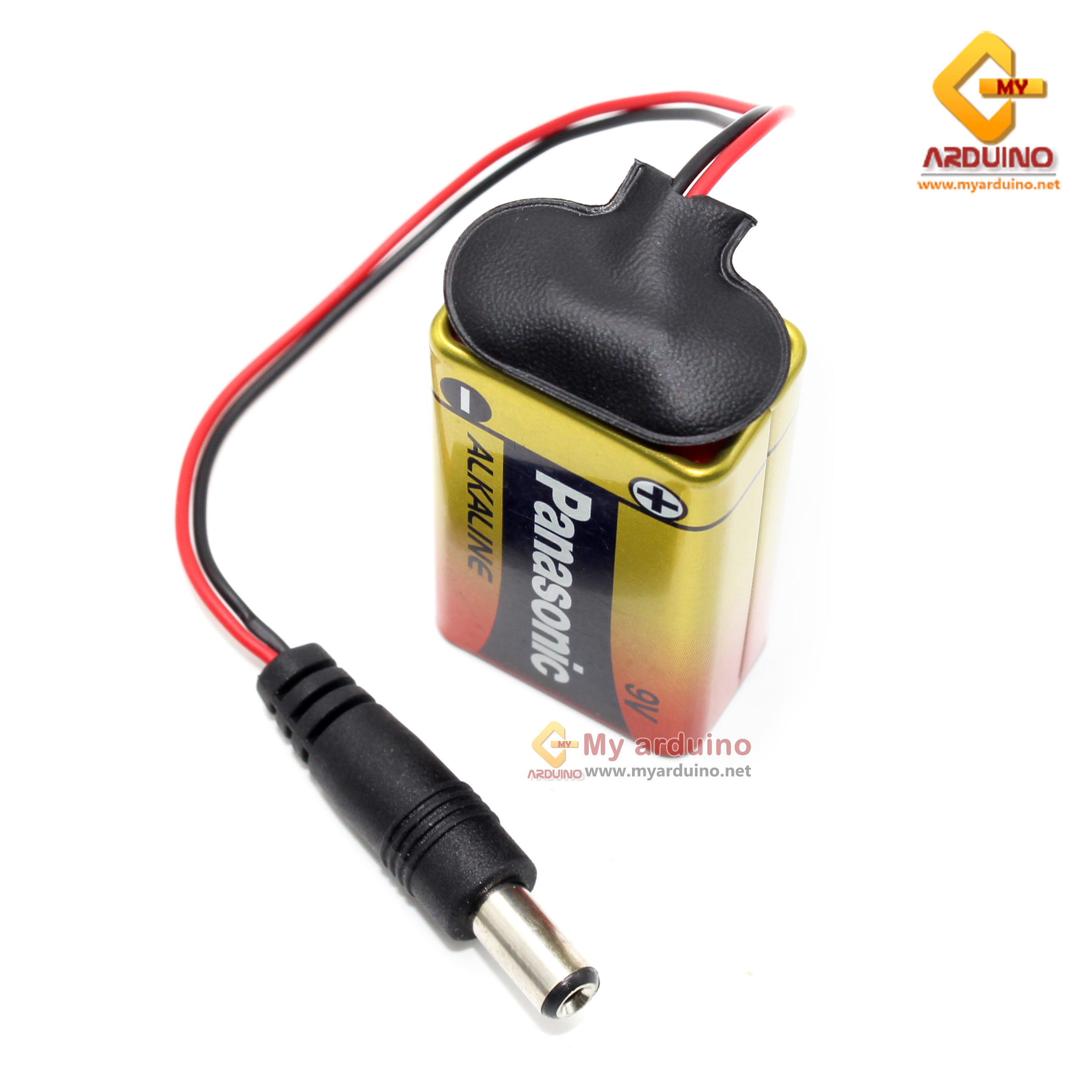 ขั้วถ่าน 9 V พร้อมหัวแจ็ค สำหรับ Ardiuno ขาย Arduino อุปกรณ์ Arduino คุณภาพดี ราคาถูก ส่งไว ส่งฟรี