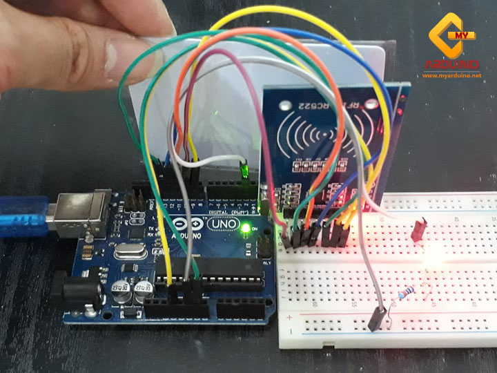 สอนใช้งาน Arduino เชื่อมต่อ RFID Module อ่านบัตรคีย์การ์ด ควบคุมเปิดปิด ...