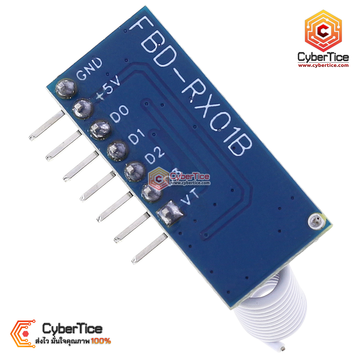 Wireless Receiver โมดูลรับสัญญาณรีโมท 433Mhz PT2262 Code - ขาย Arduino อุปกรณ์ Arduino คุณภาพดี ...