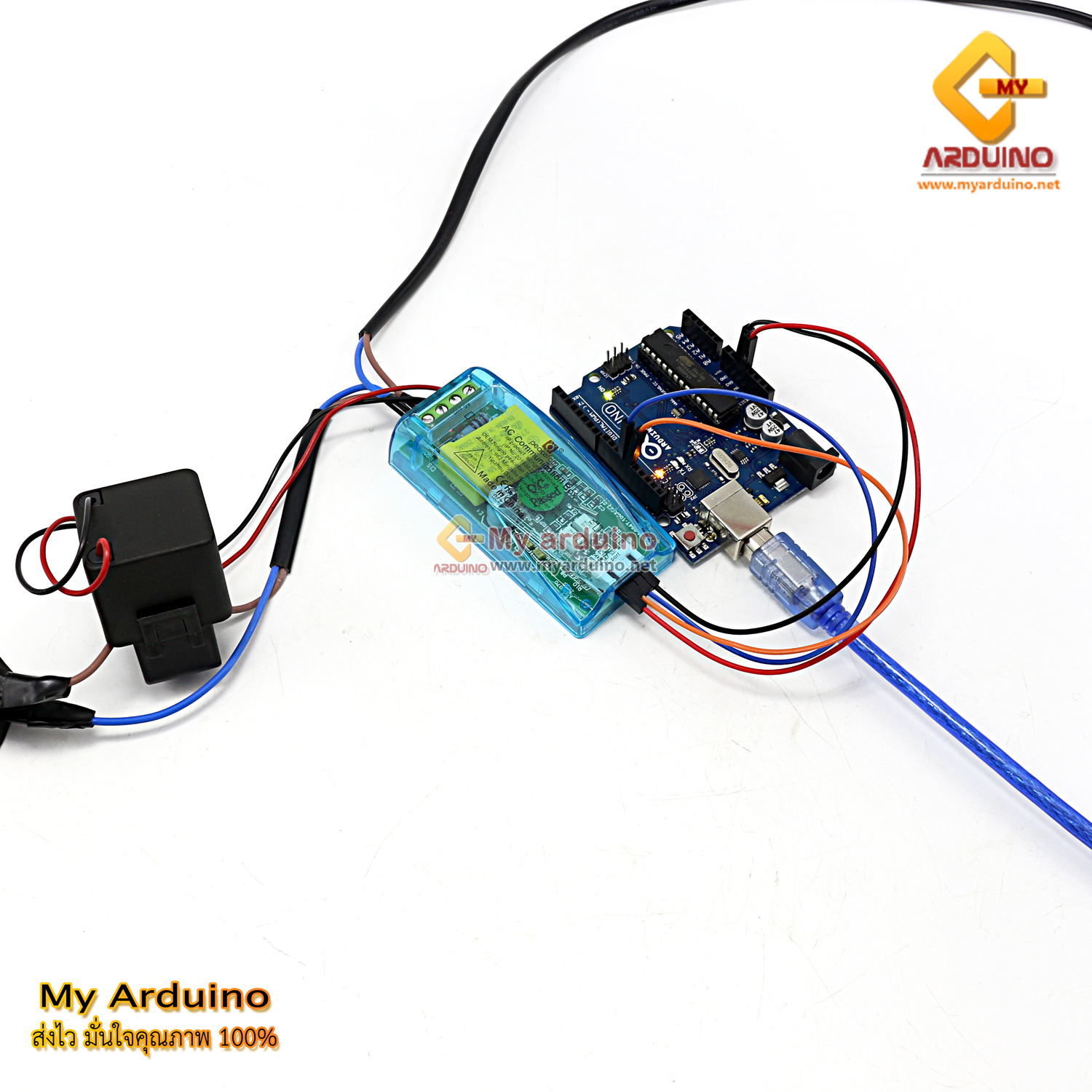 PZEM-004T AC Digital Power Energy Meter Module V3.0 100A โมดูลวัดการใช้ ...