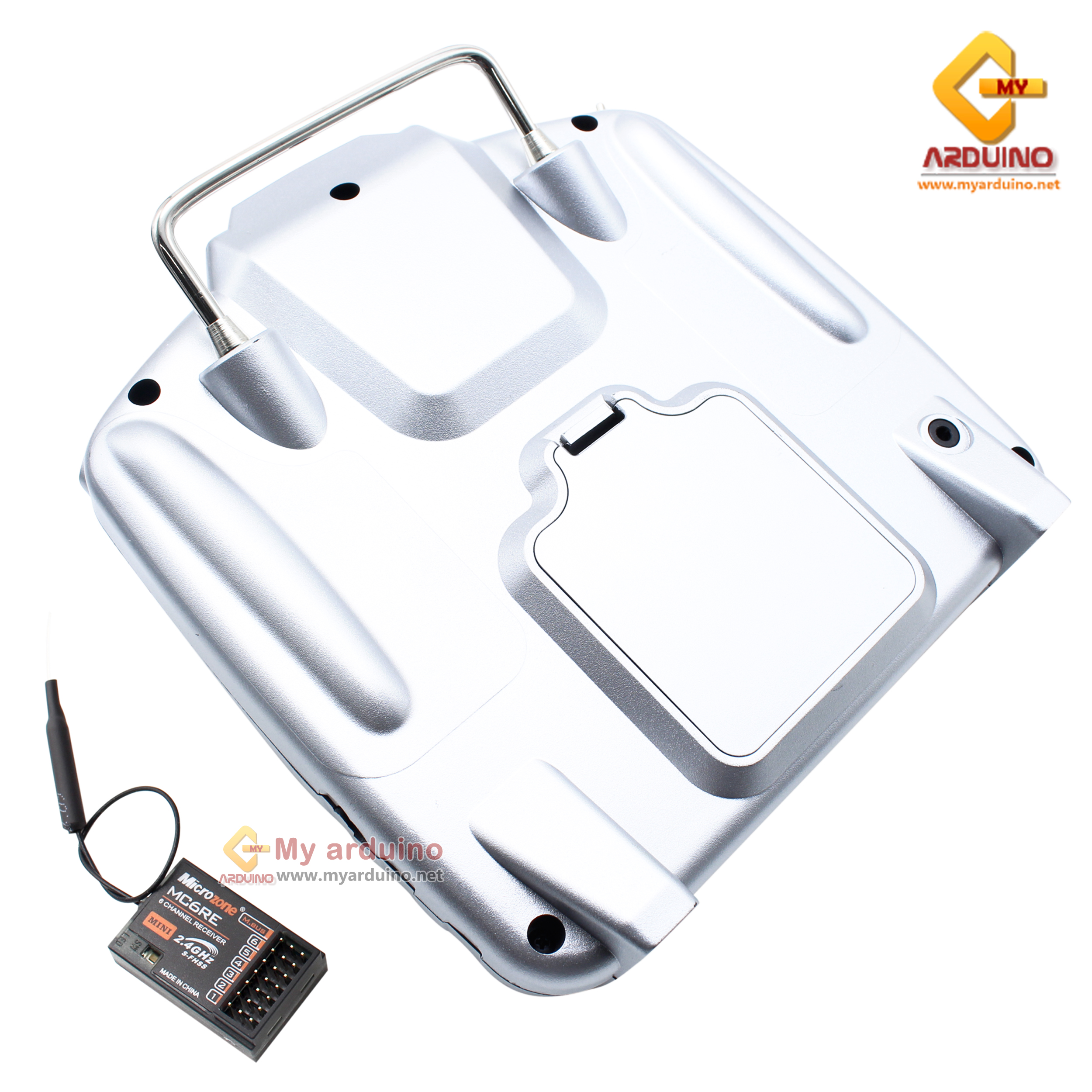 รีโมทบังคับวิทยุระยะไกล MC6C v2 2.4G 6 channel RC Remote Control - ขาย Arduino อุปกรณ์ Arduino ...