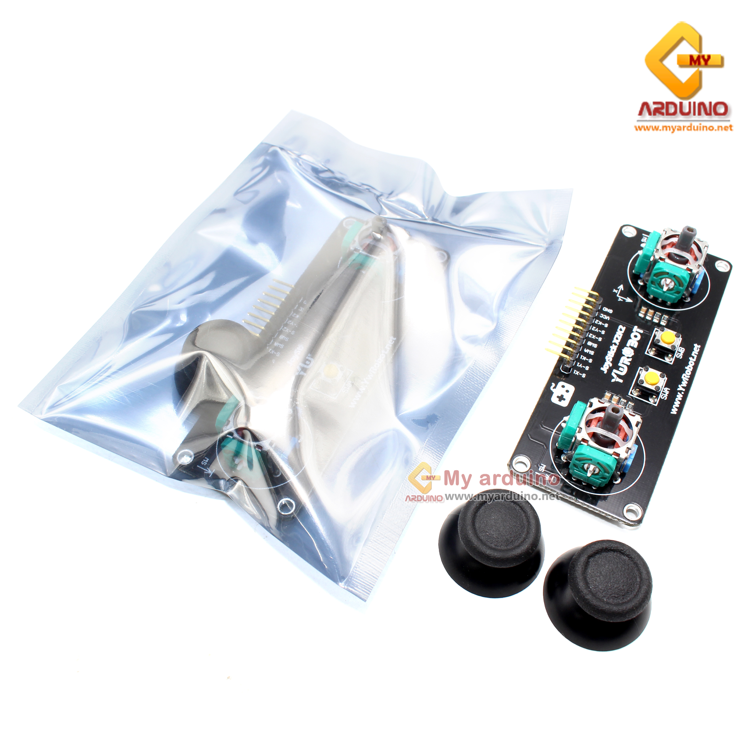 JoyStick electronic building blocks PS2 Module - ขาย Arduino อุปกรณ์ Arduino คุณภาพดี ราคาถูก ...