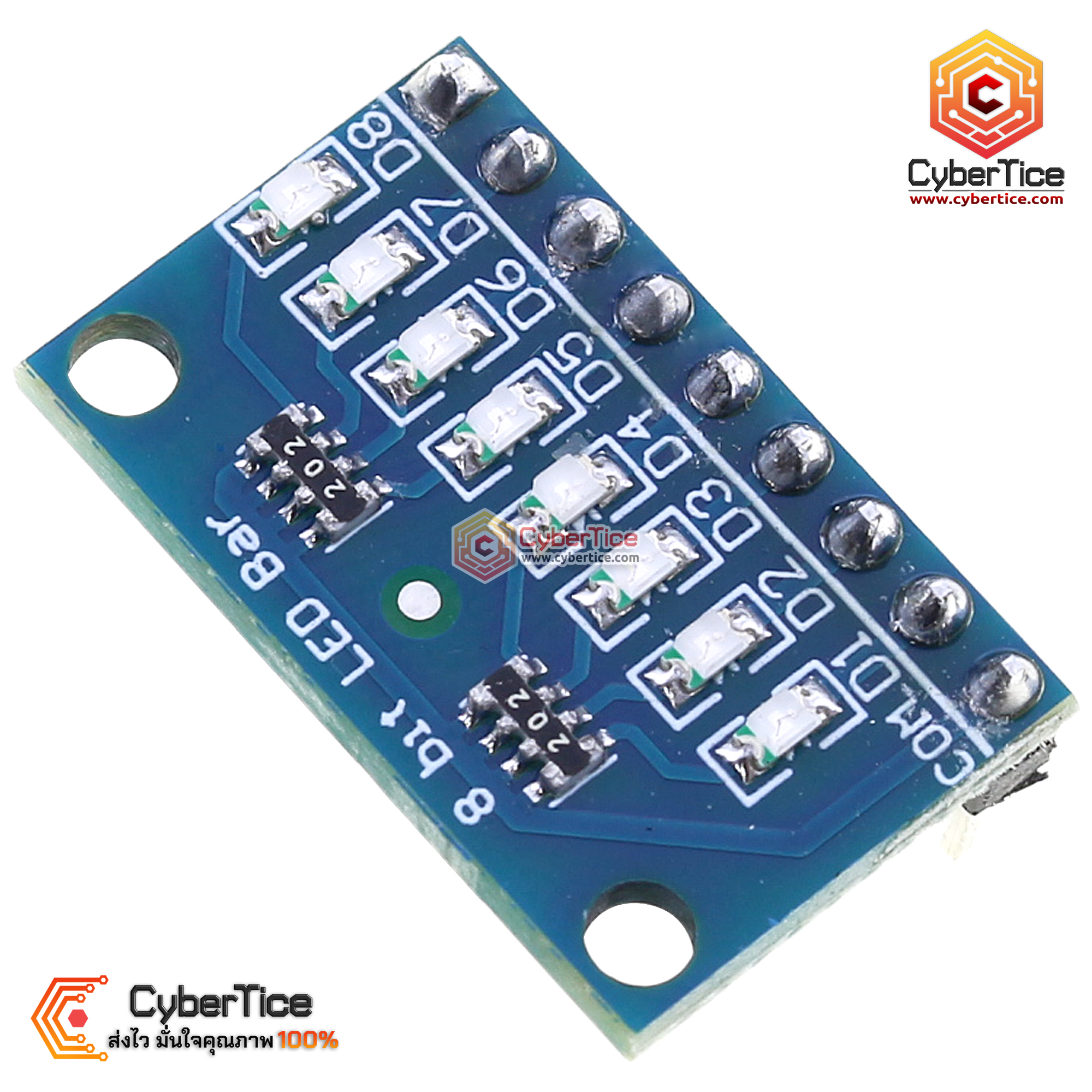 8 LED Bar LED Display Module Active HIGH 5V 3.3V สีน้ำเงิน - ขาย Arduino อุปกรณ์ Arduino คุณภาพ ...