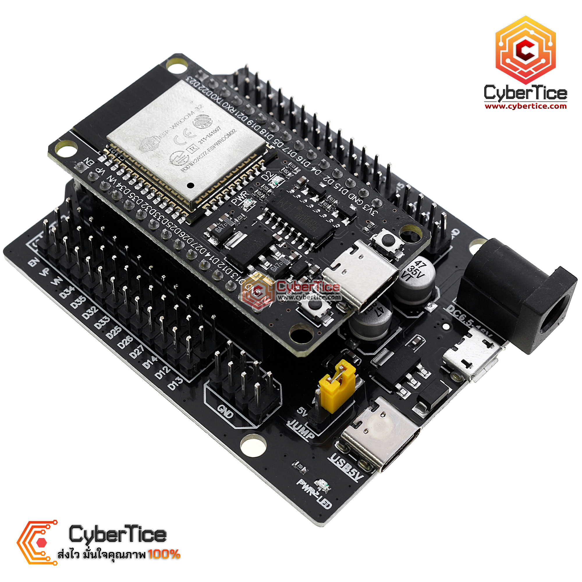 Esp32‑io บอร์ดขยายขา Nodemcu Esp32 แบบ 30 Pin Development Learning Programming Board ขาย