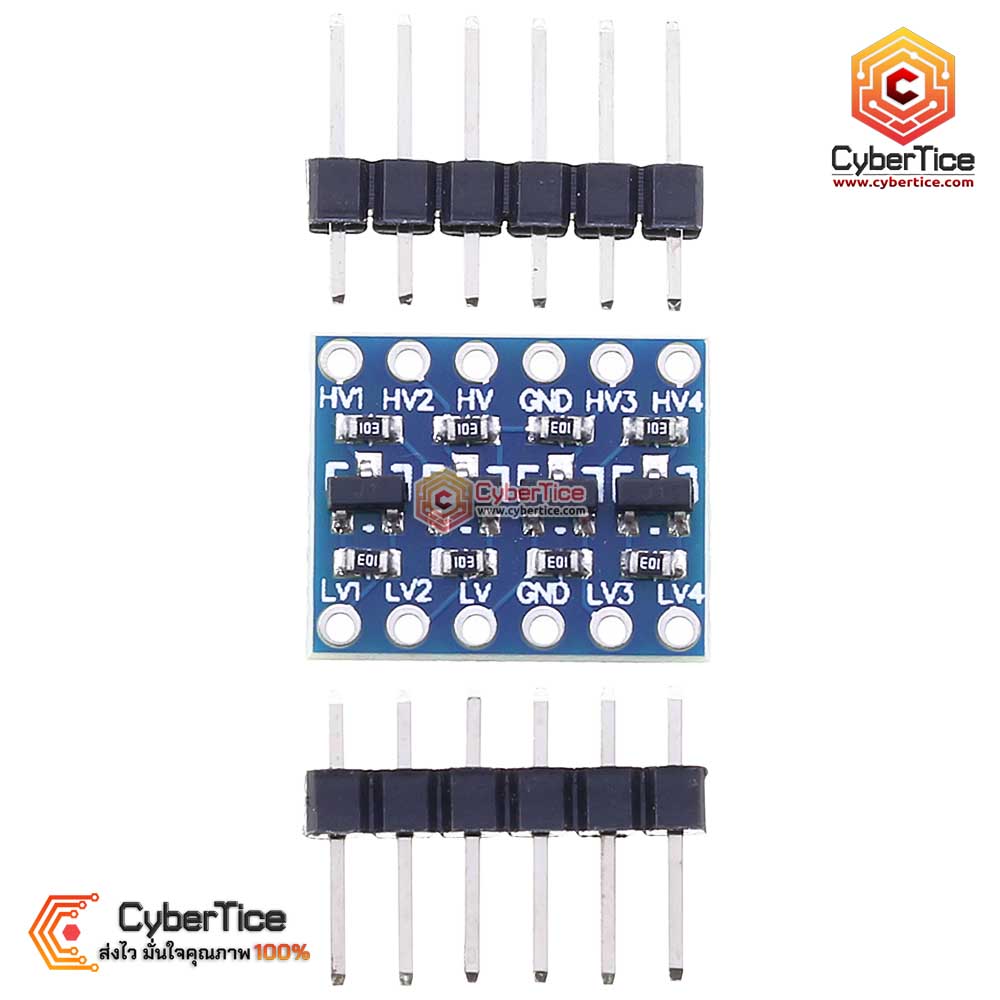 Logic level Converter Module 4 channel 5V-3V IIC UART SPI - ขาย Arduino อุปกรณ์ Arduino คุณภาพดี ...