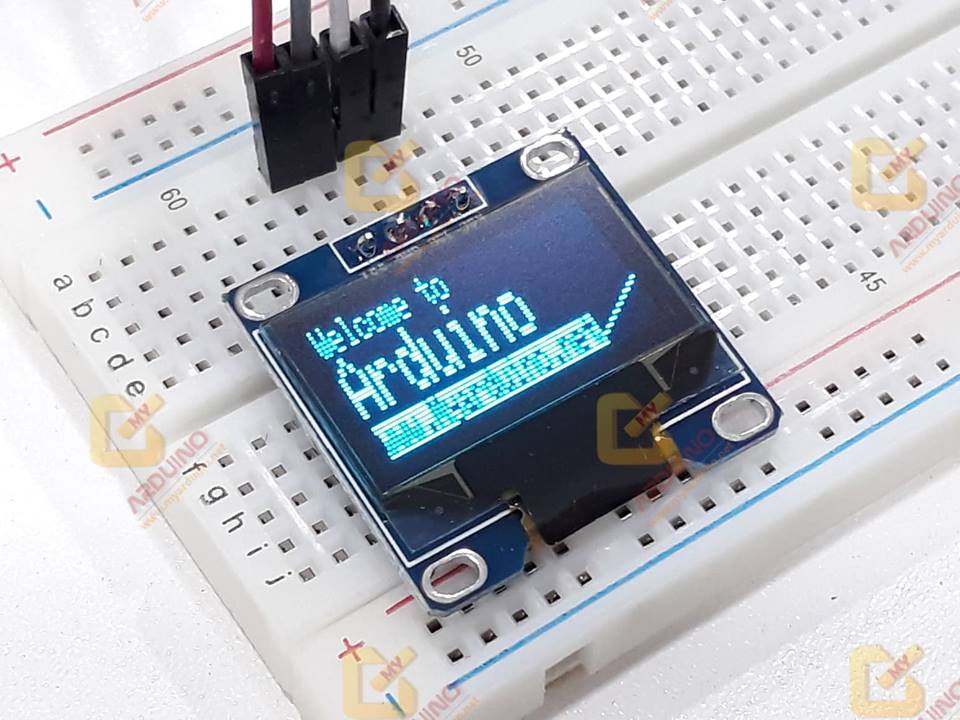 จอแสดงผล Oled 128x64 V20 แบบ I2c ขนาด 096นิ้ว สีน้ำเงิน Ssd1315 ขาย Arduino อุปกรณ์ Arduino
