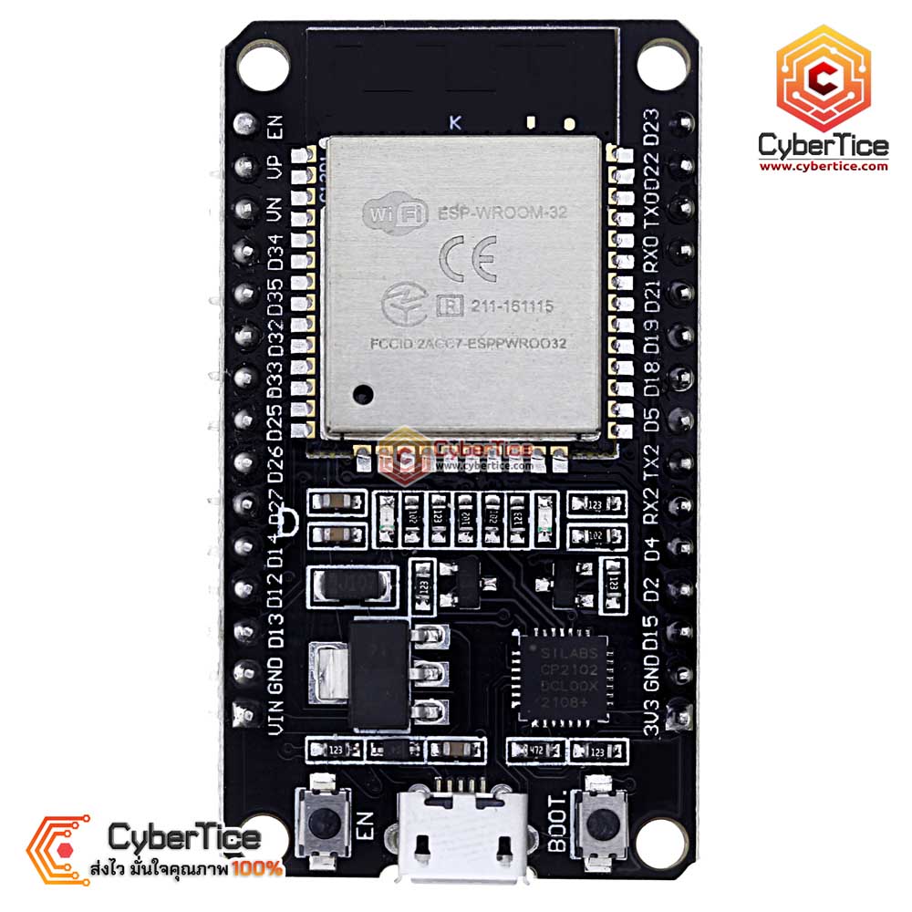 ESP32 NodeMCU ESP-WROOM-32 Wi-Fi and Bluetooth Module Dual Core ...