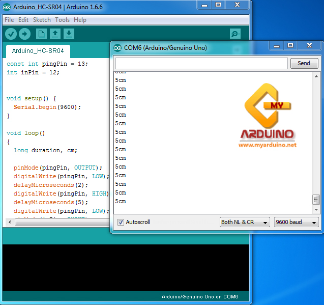 สอนใช้งาน Arduino วัดระยะทางด้วย เซ็นเซอร์วัดระยะทาง Ultrasonic Module Hc Sr04 ขาย Arduino
