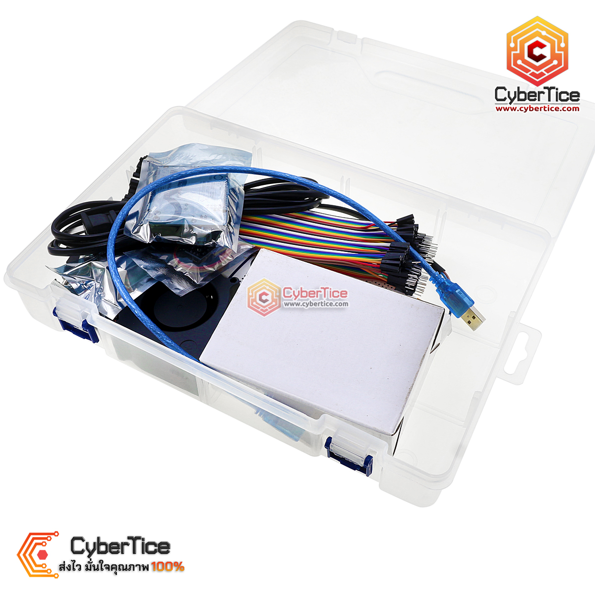 โปรเจค Arduino พัดลมเปิดปิดอัตโนมัติควบคุมความเร็วตามอุณหภูมิ 4ระดับ ขาย Arduino อุปกรณ์