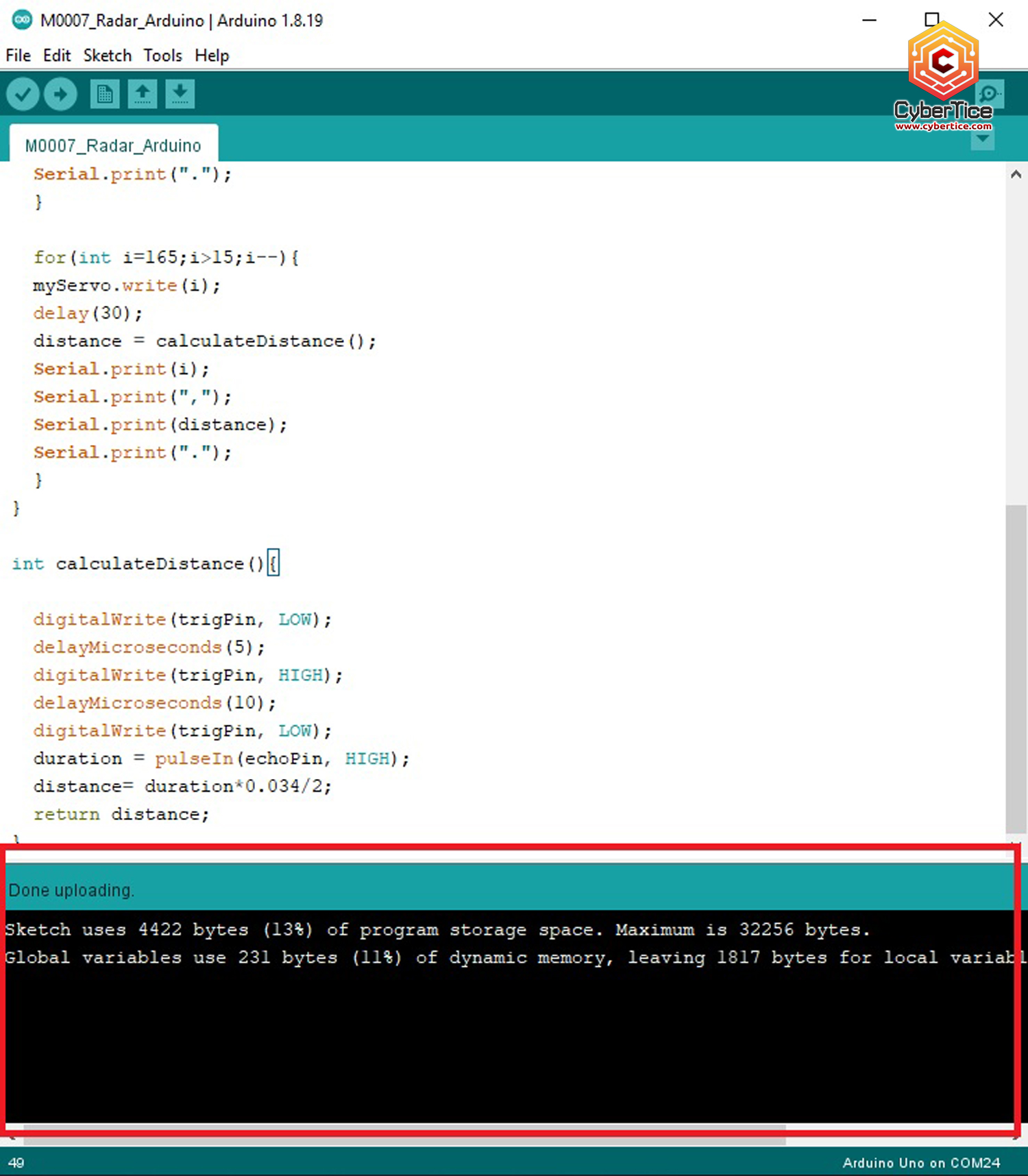 สอนใช้งาน Arduino Hc Sr04 เรด้าร์ ตรวจจับวัตถุสิ่งกีดขวาง ขาย Arduino