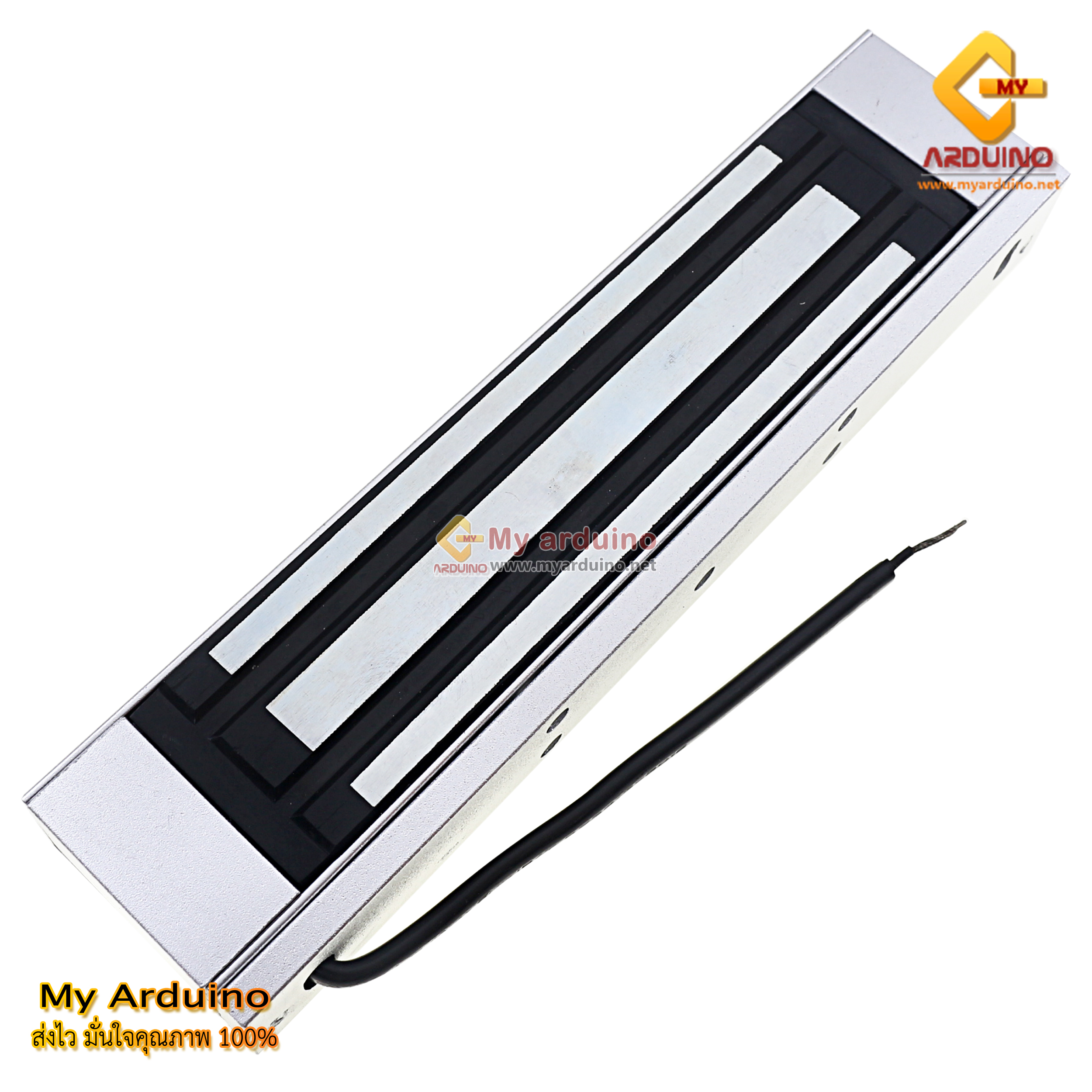 กลอนแม่เหล็กไฟฟ้า กลอนไฟฟ้า Magnetic Lock 130kg 12v ขาย Arduino อุปกรณ์ Arduino คุณภาพดี ราคา